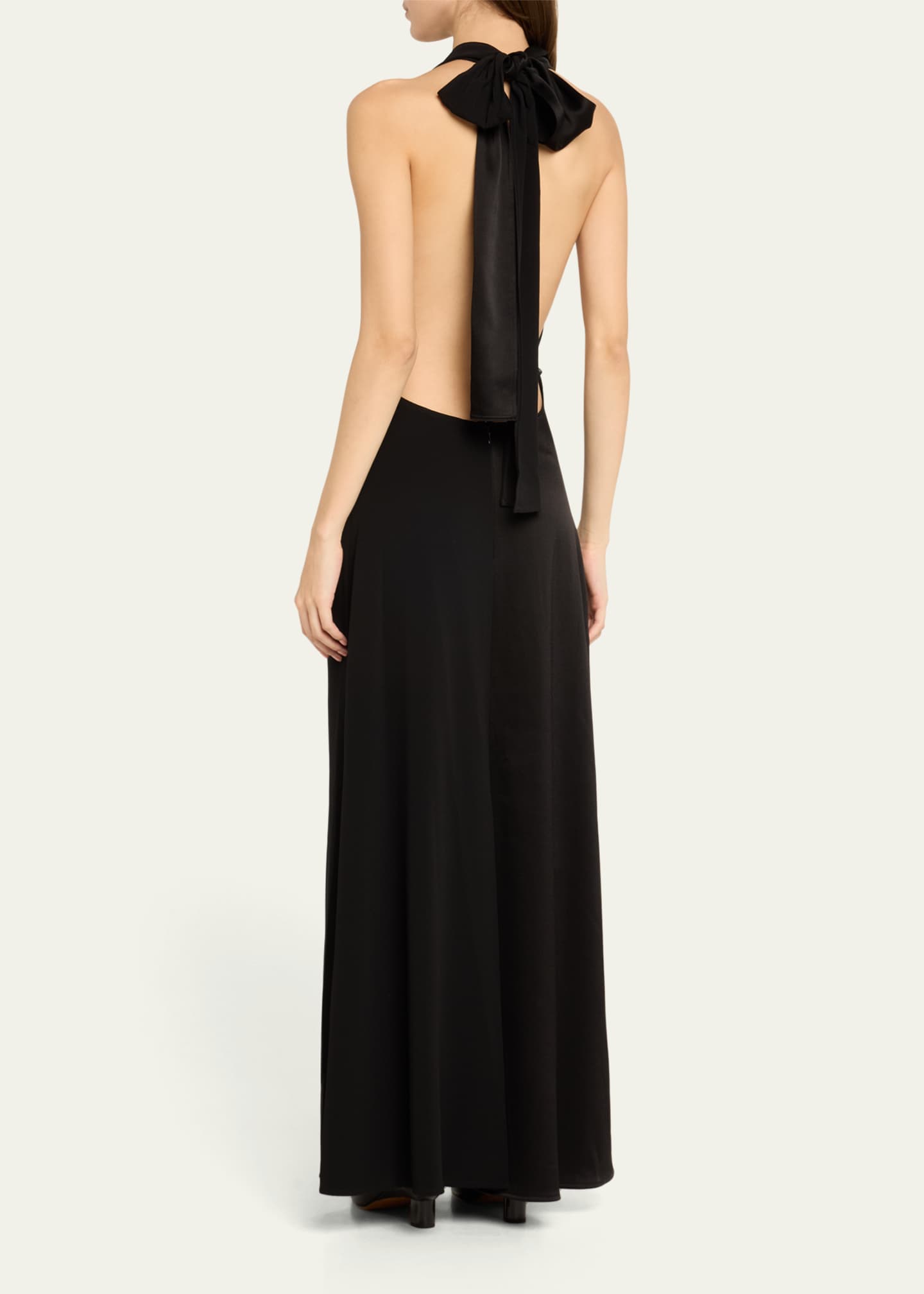 Peter Do Long Combo Halter Gown - Bergdorf Goodman