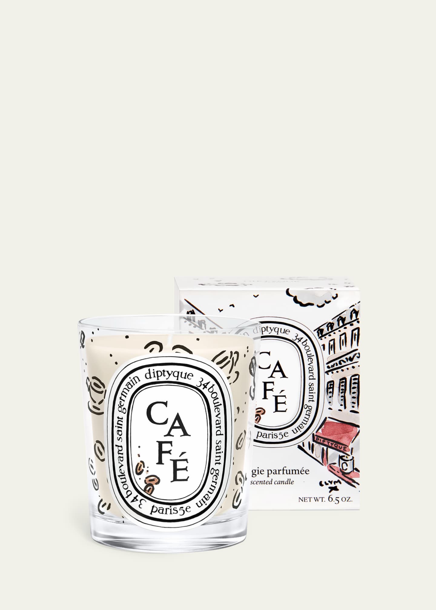 DIPTYQUE Cafe Limited Edition Classic Candle, 190g - Bergdorf Goodman