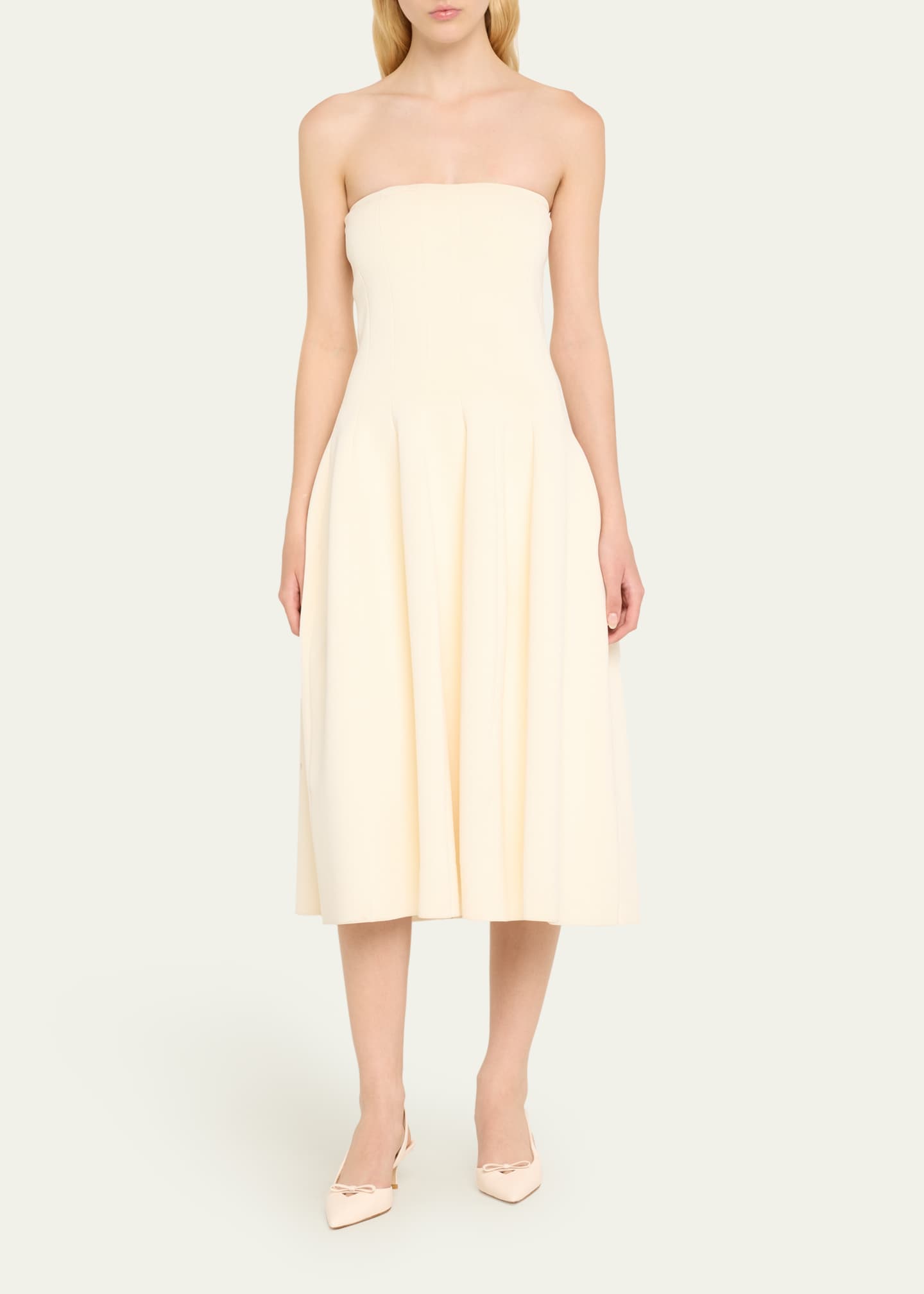 Stuart Weitzman Tully Leather Bow Slingback Pumps - Bergdorf Goodman