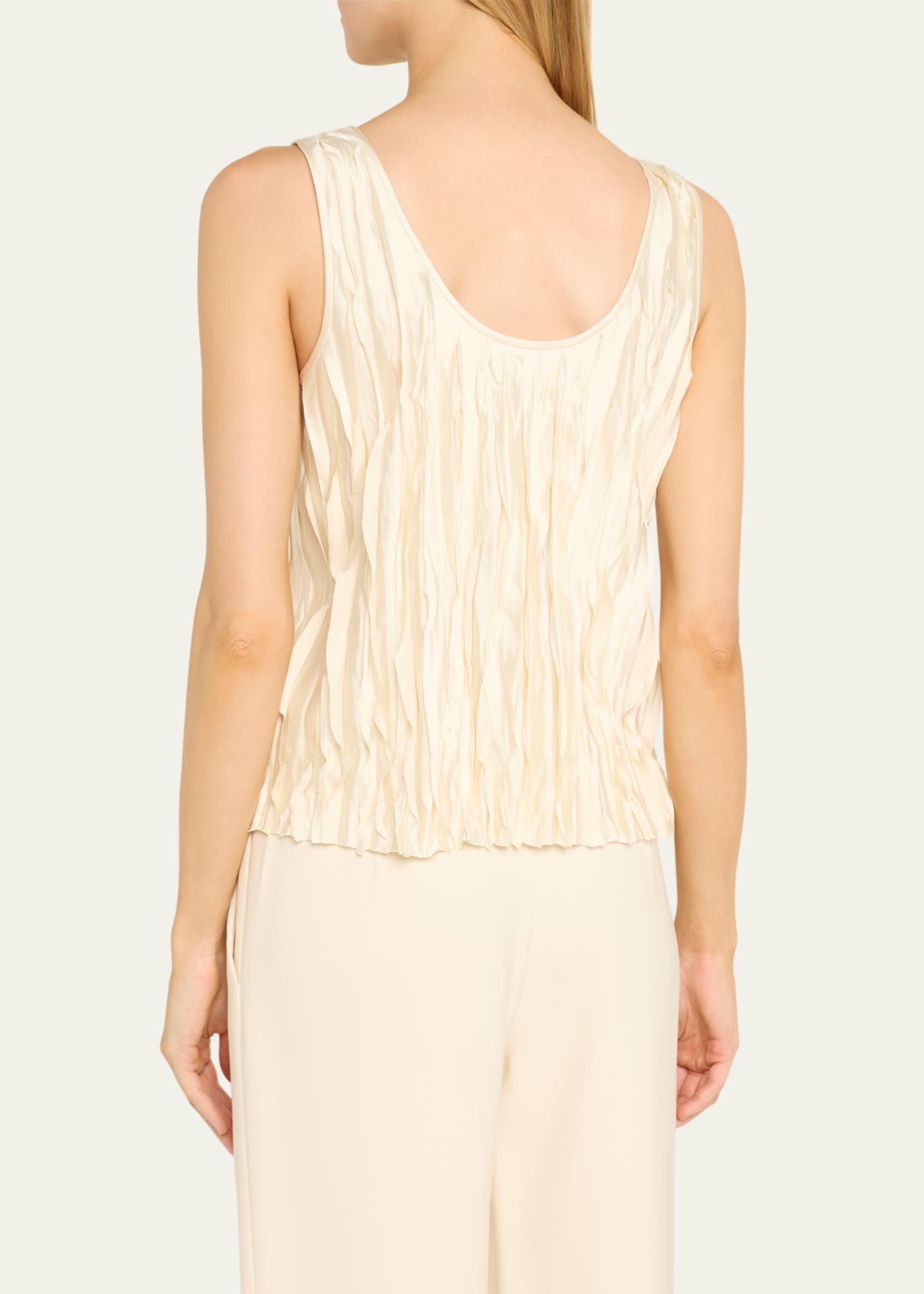 Vince Crushed Bias-Strip Tank Top - Bergdorf Goodman