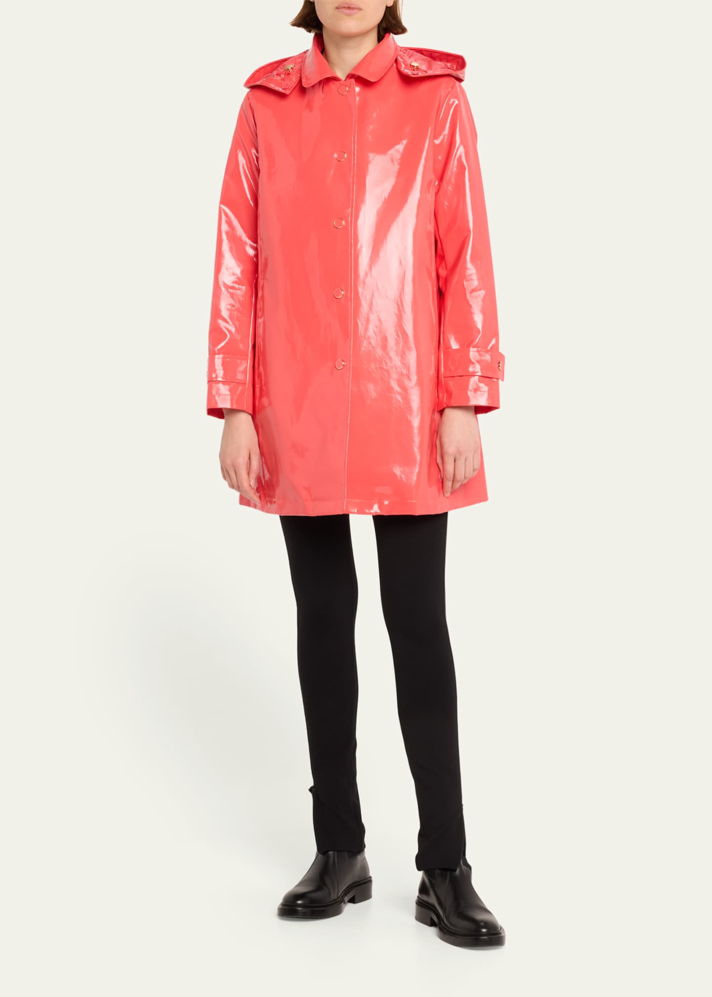 Jane Post Iconic Princess Slicker Rain Jacket - Bergdorf Goodman