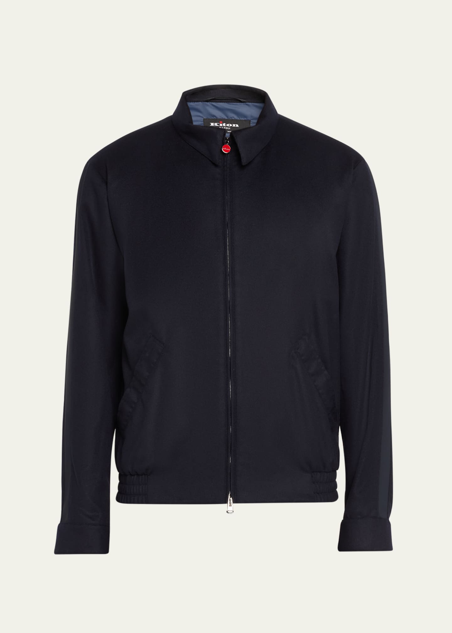 Kiton Men's Cashmere Full-Zip Bomber Jacket - Bergdorf Goodman