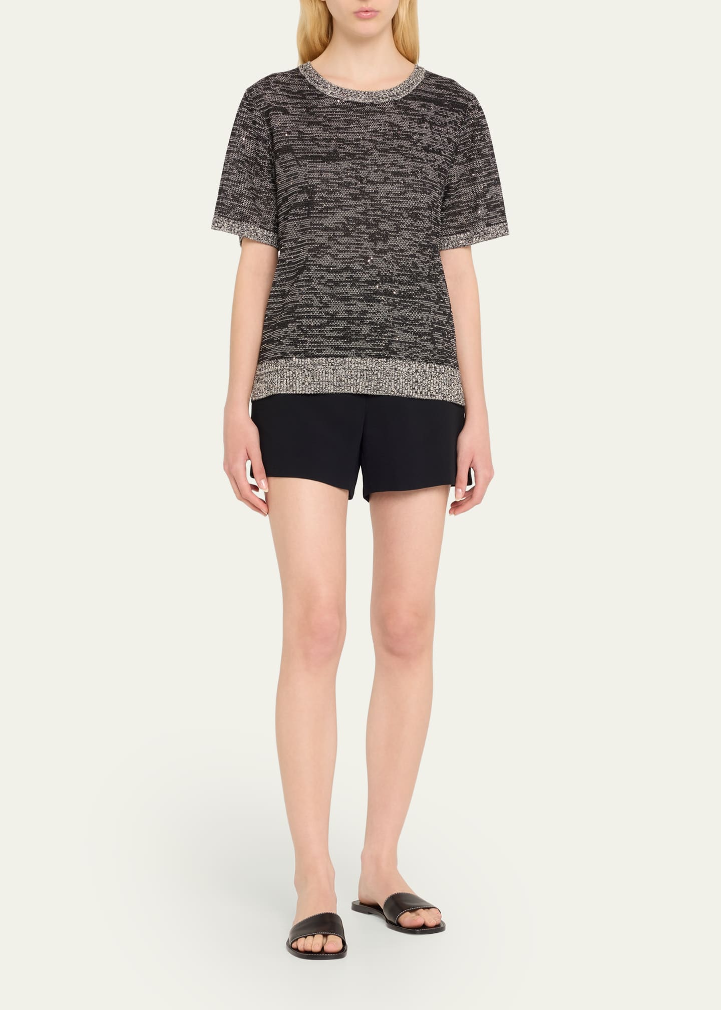 Kobi Halperin Noa Sequin Embellished Crewneck Sweater Bergdorf Goodman