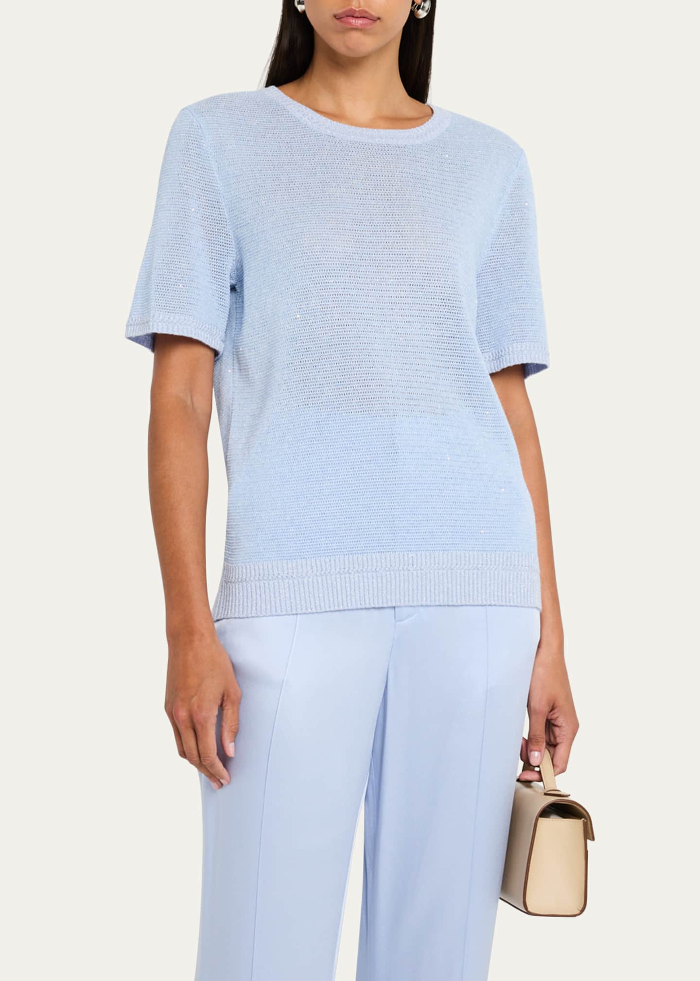 Kobi Halperin Noa Sequin-Embellished Crewneck Sweater - Bergdorf Goodman