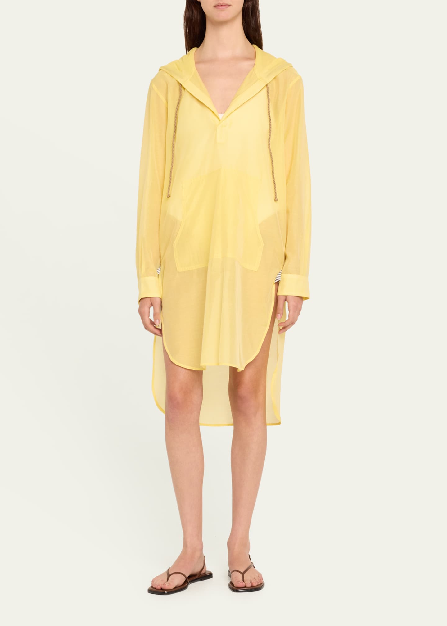 The Salting Hoodie Tunic Coverup - Bergdorf Goodman