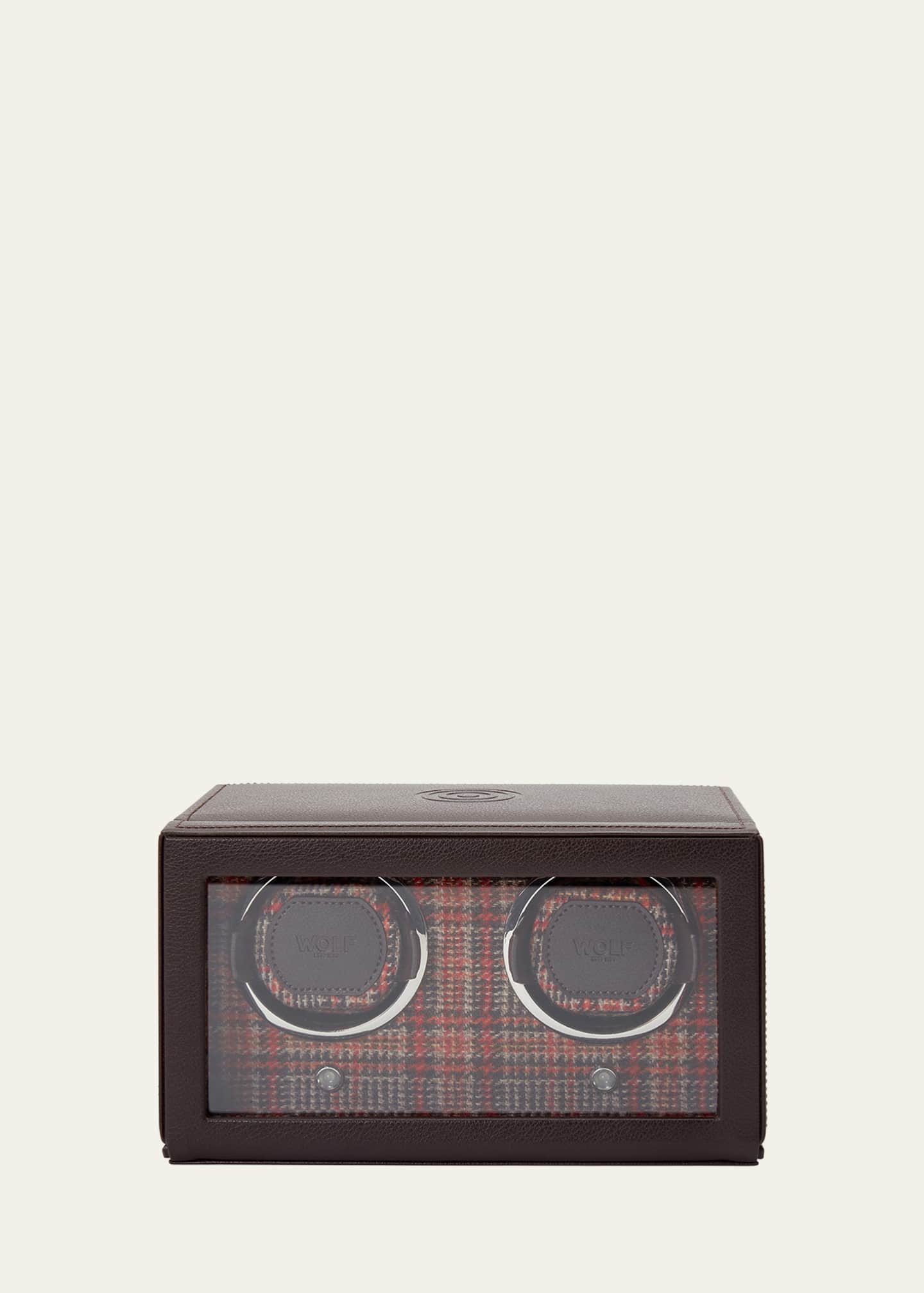 WOLF x WM Brown Double Watch Winder - Bergdorf Goodman