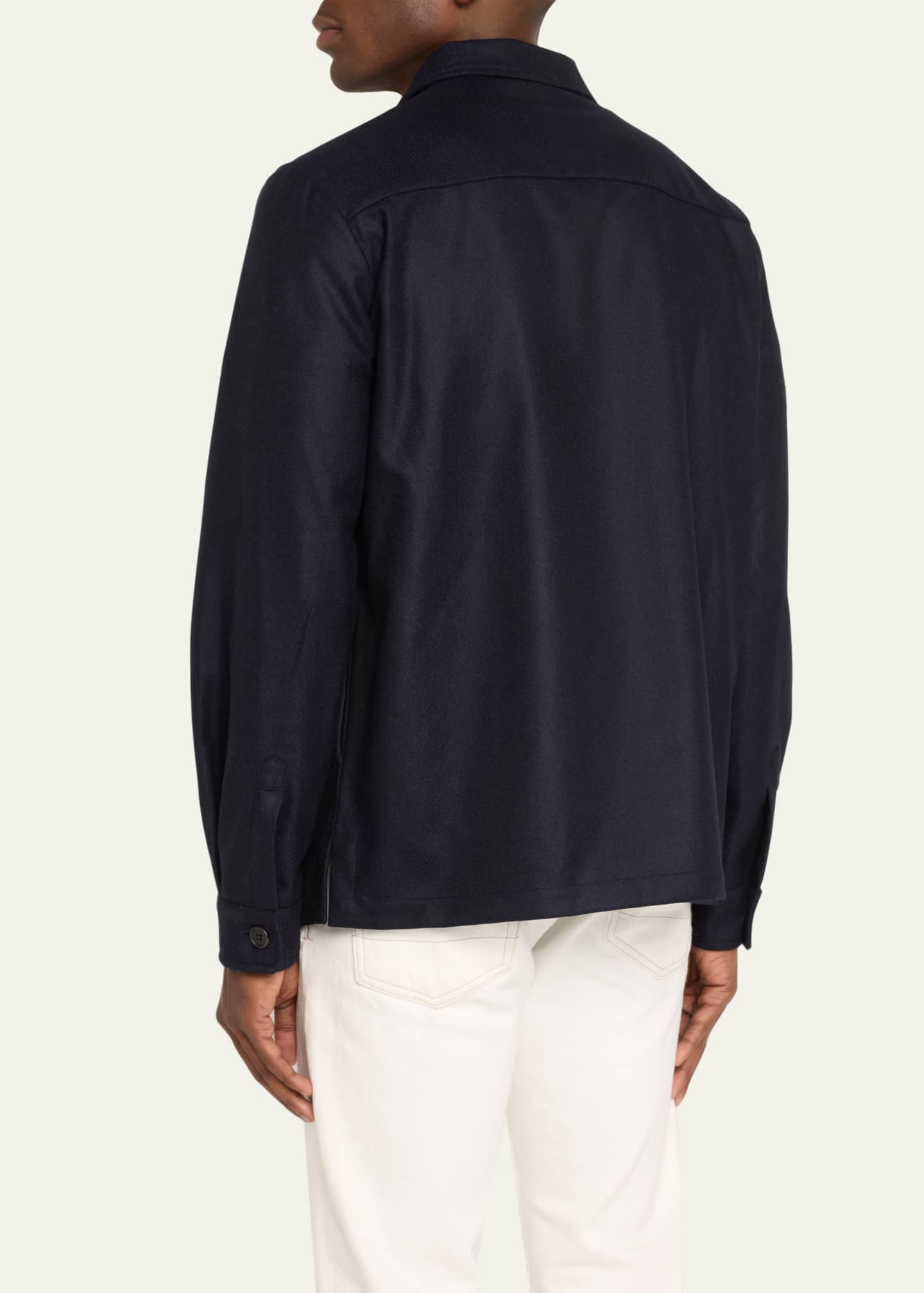 Fioroni Men's Button-Front Overshirt - Bergdorf Goodman
