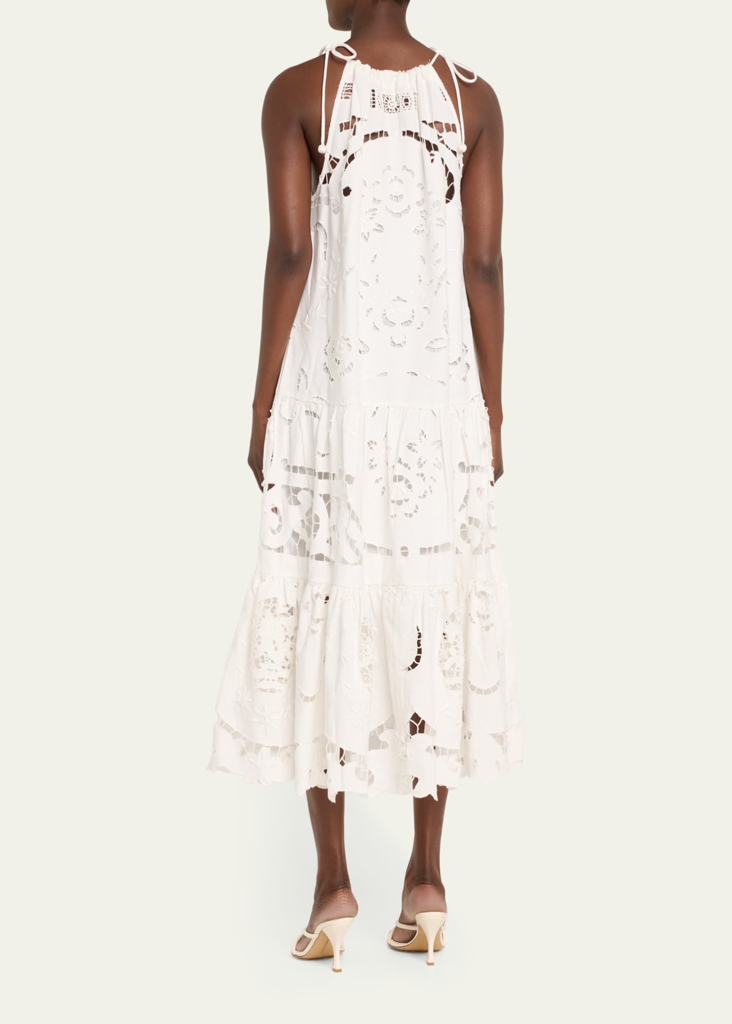 Sea Edith Embroidered Midi Dress - Bergdorf Goodman