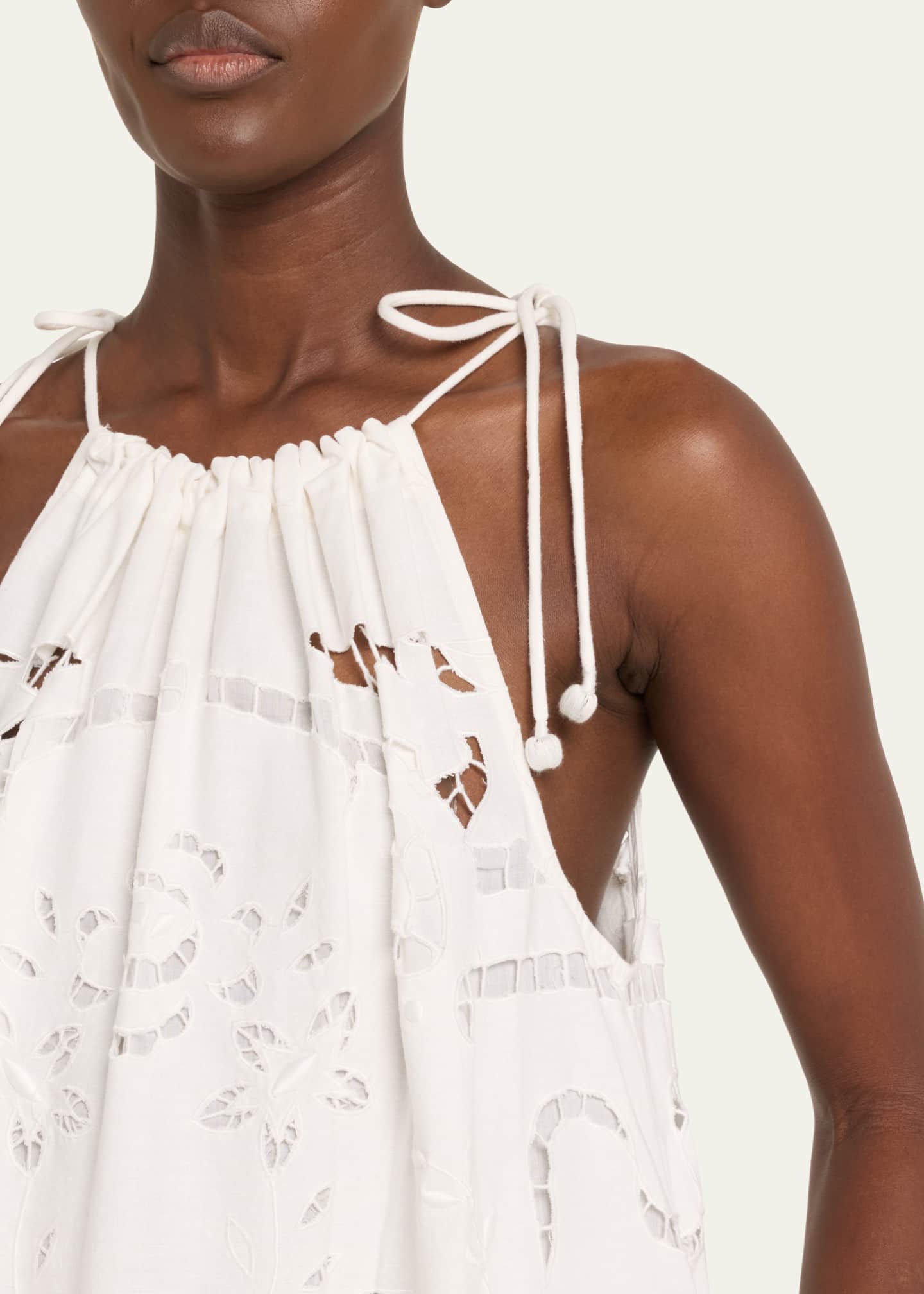 Sea Edith Embroidered Midi Dress - Bergdorf Goodman