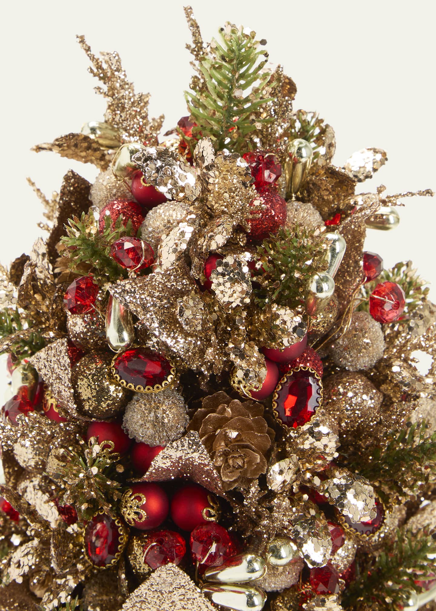 Salzburg Creations Gilded Holiday 12" Tabletop Tree - Bergdorf Goodman