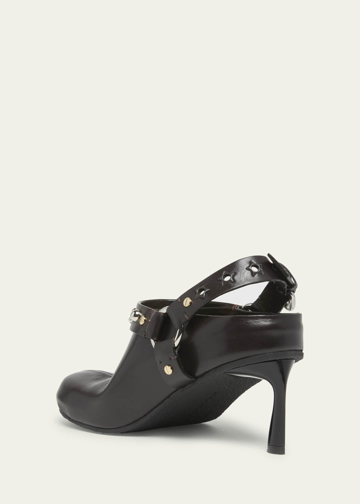 Stella McCartney Elyse Vegan Harness Slingback Clog Pumps - Bergdorf ...