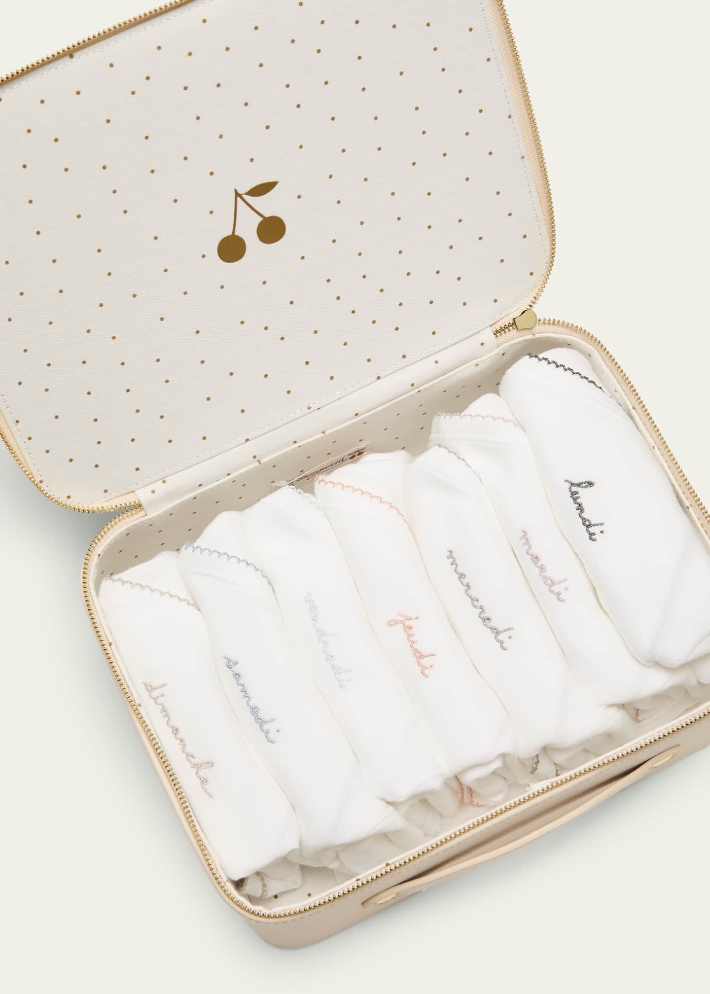 Bonpoint Kid's Suitcase W/ Bodysuits, Size 3M-6M - Bergdorf Goodman