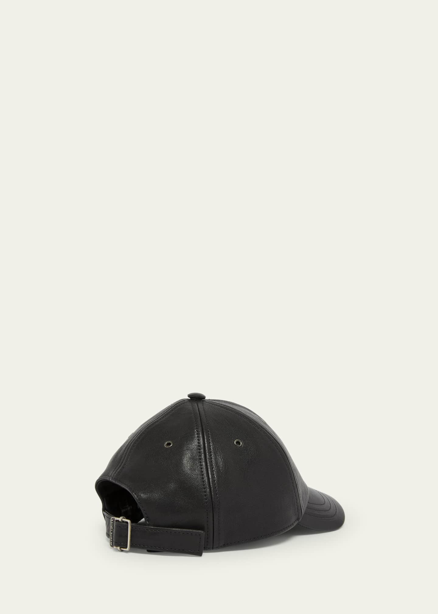 Saint Laurent Patent Leather Baseball Hat - Bergdorf Goodman