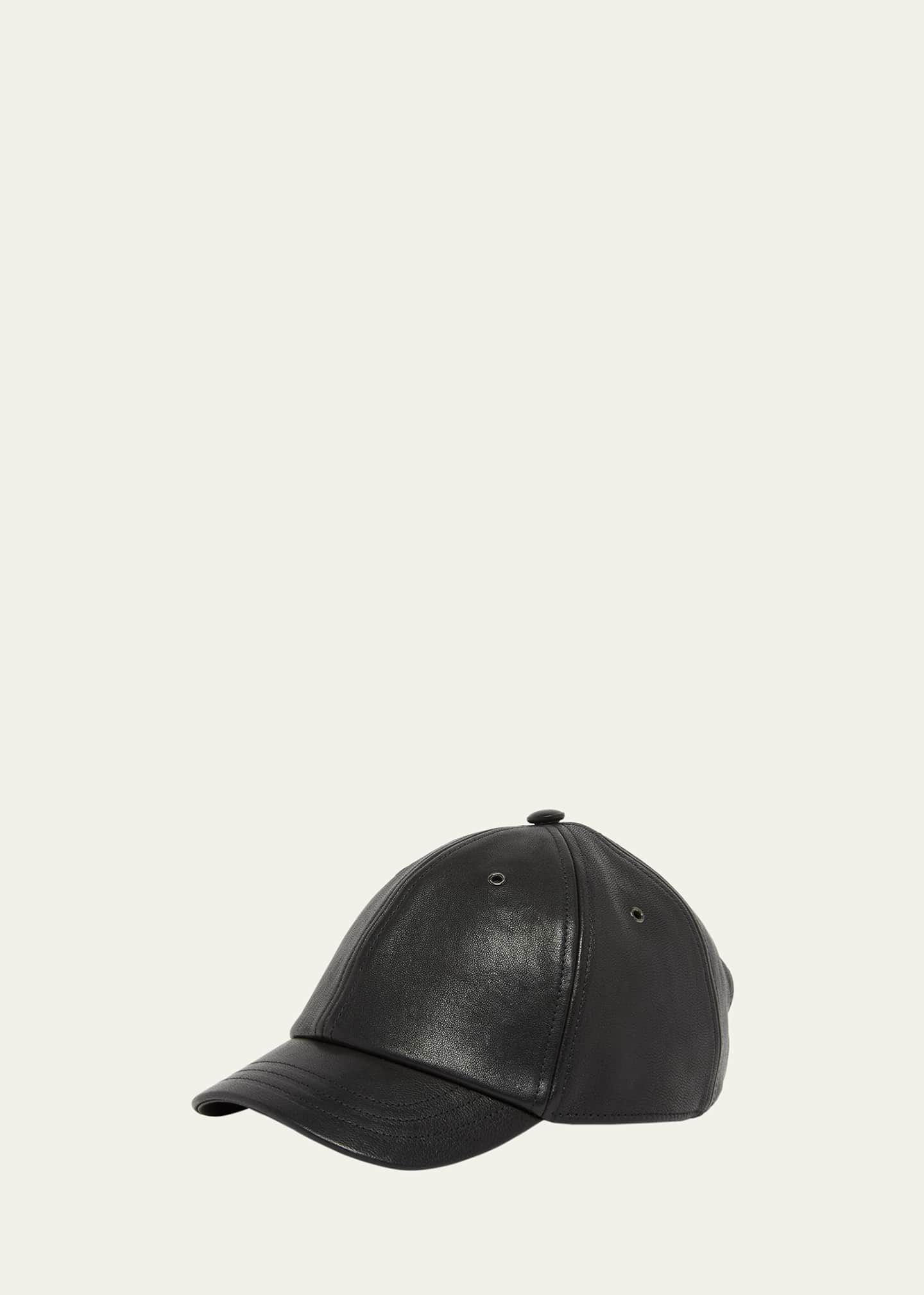 Saint Laurent Patent Leather Baseball Hat - Bergdorf Goodman