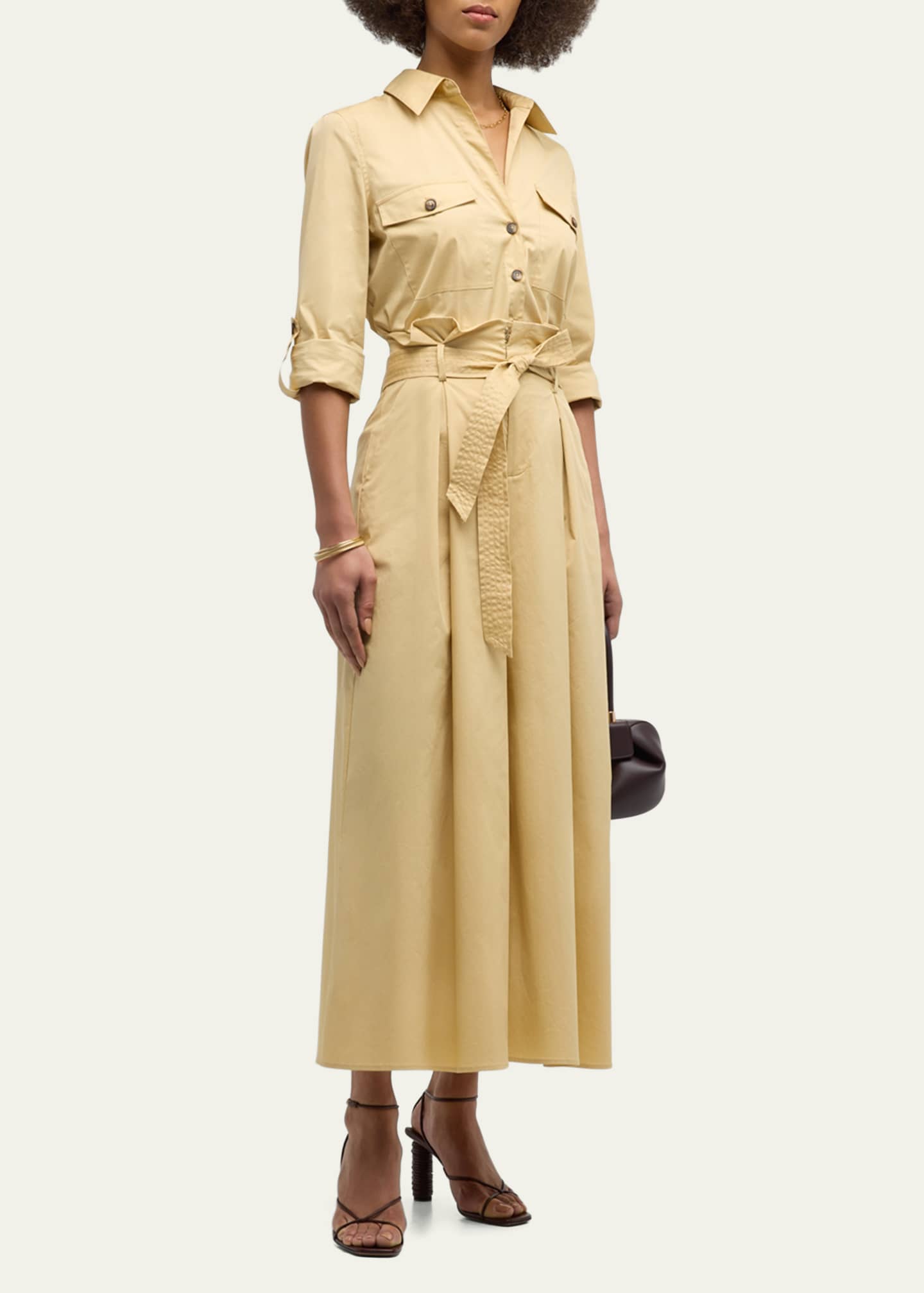 L'Agence Pearson Military Blouse - Bergdorf Goodman