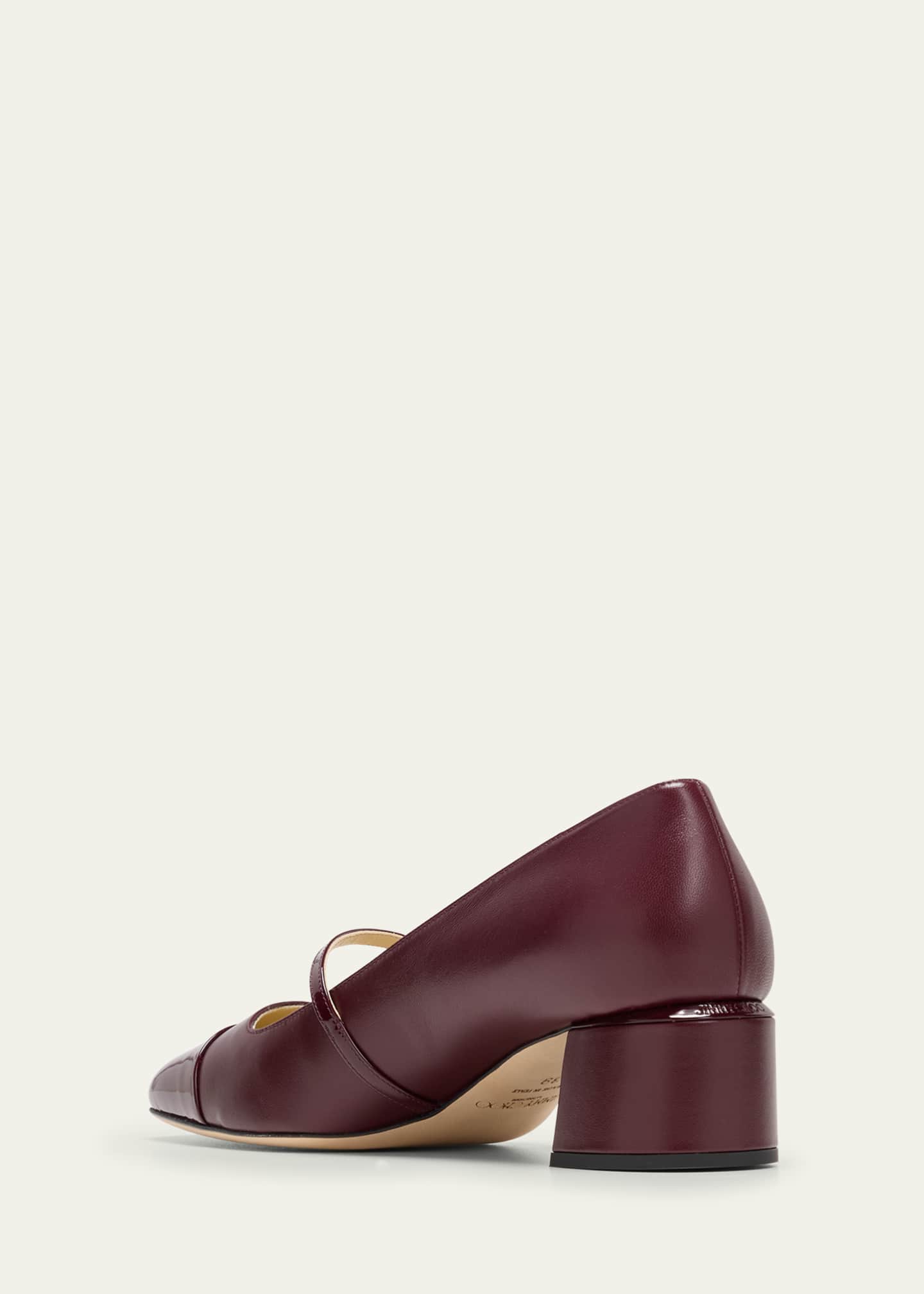 Jimmy Choo Elisa Leather Mary Jane Ballerina Pumps Bergdorf Goodman