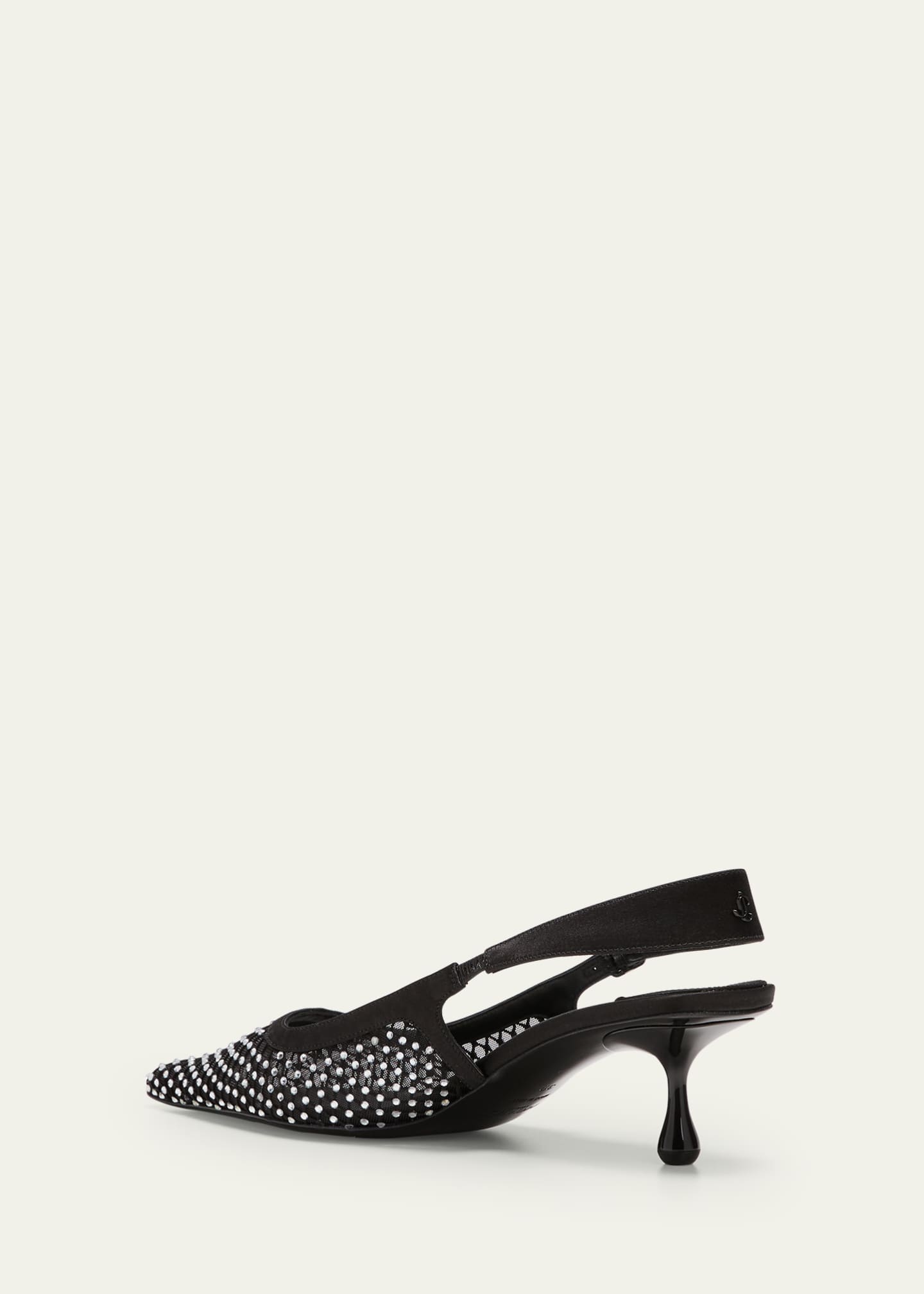 Jimmy Choo Amel Crystal Net Slingback Pumps - Bergdorf Goodman