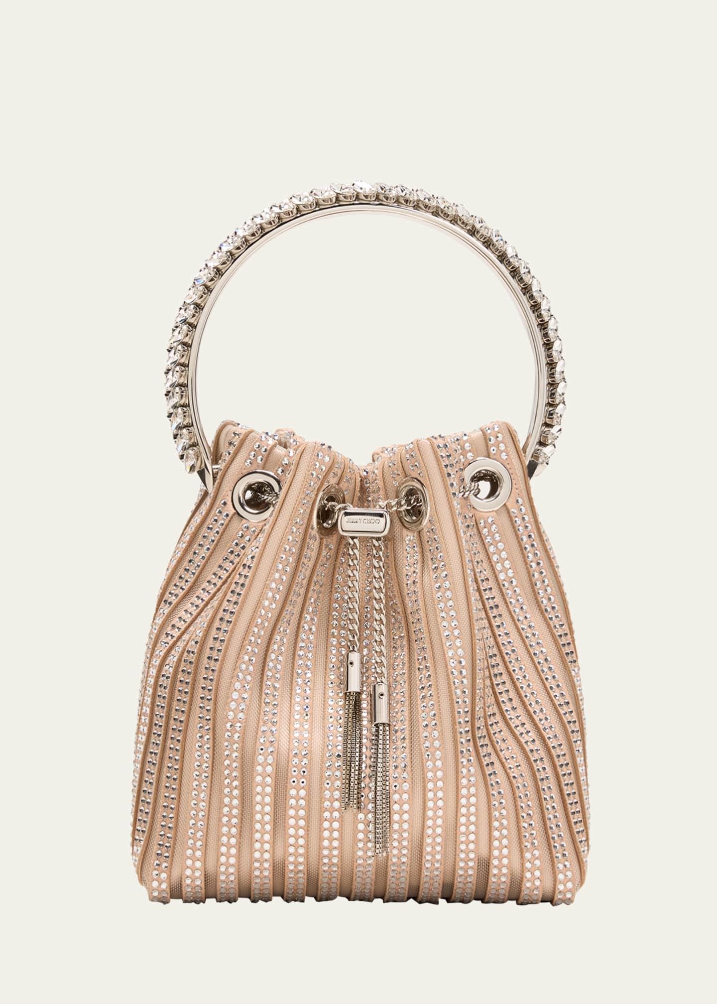 Jimmy Choo Bon Bon Embellished Bucket Bag - Bergdorf Goodman