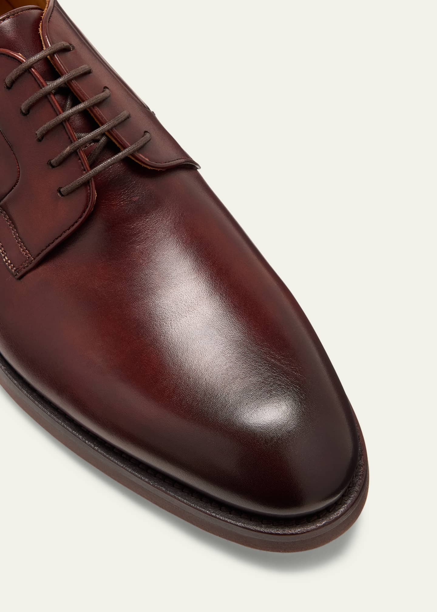 Magnanni Men's Lanai Rubber-Sole Leather Derby Shoes - Bergdorf Goodman