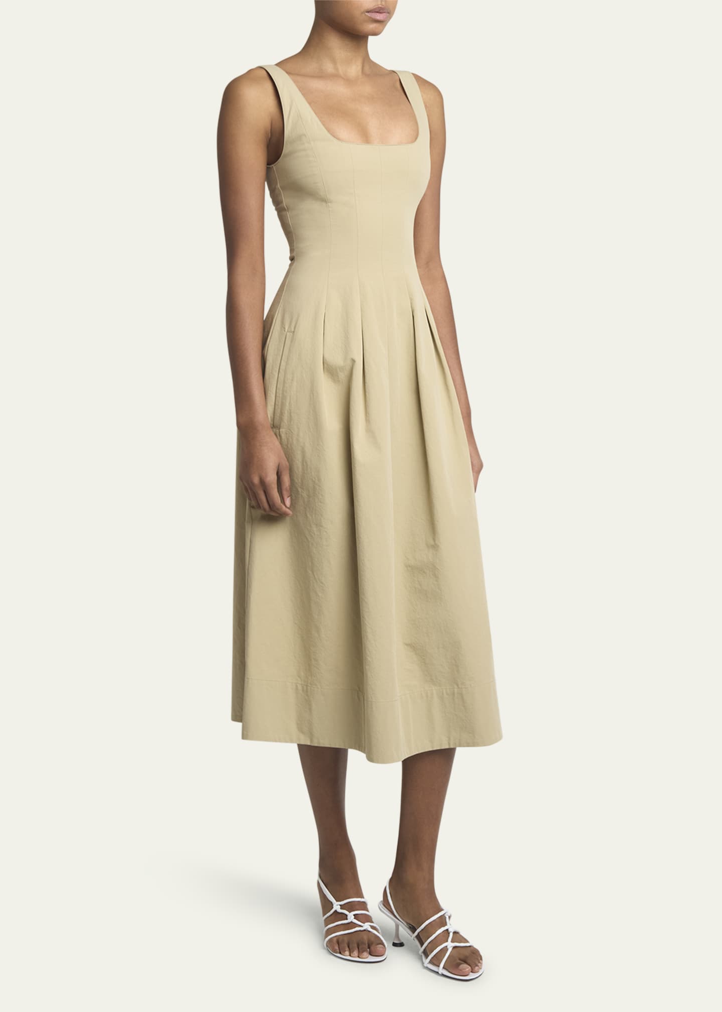 Proenza Schouler White Label Shelby A-Line Midi Dress - Bergdorf Goodman