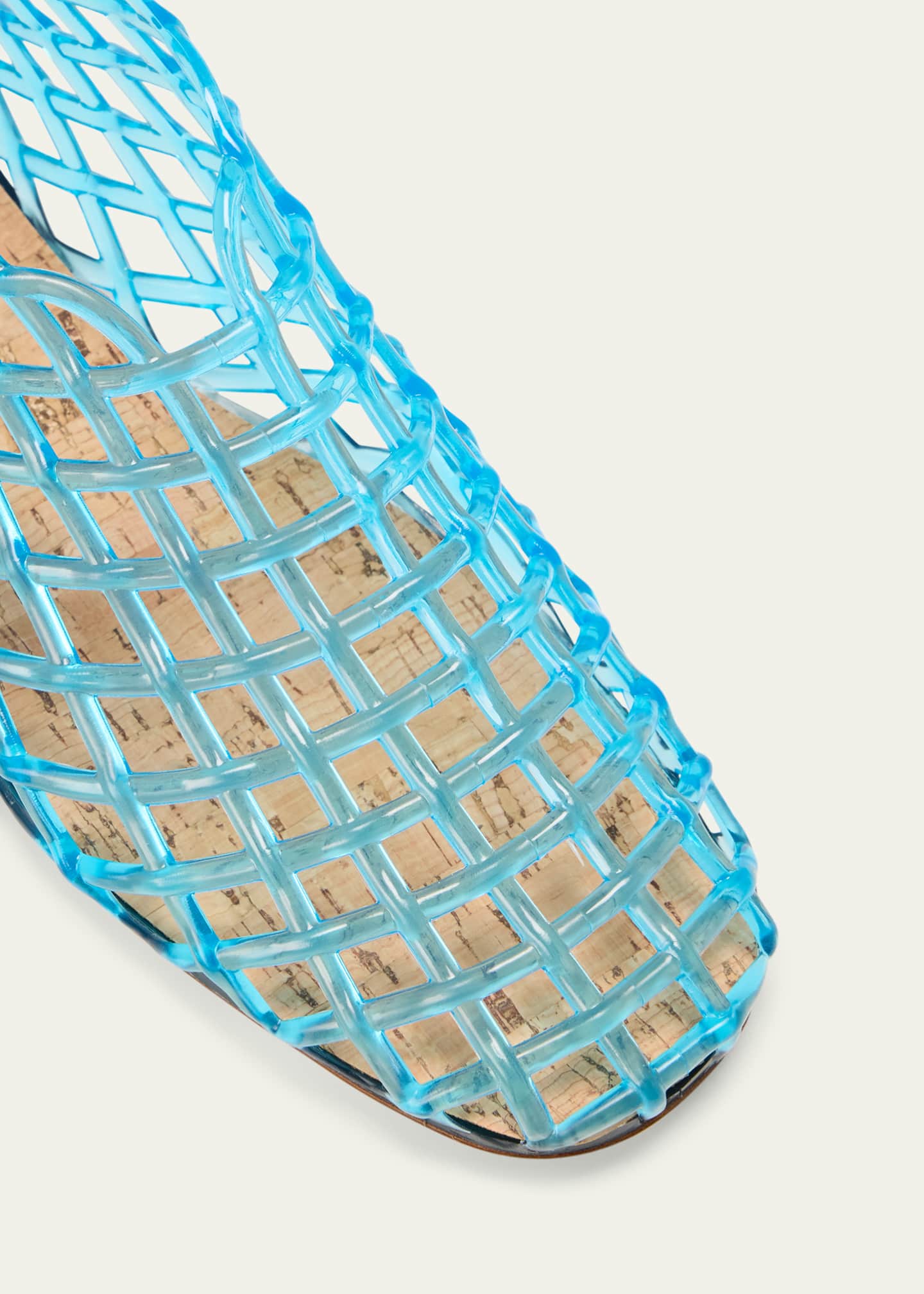 THE ROW Mara Rubber Mesh Ballerina Flats - Bergdorf Goodman