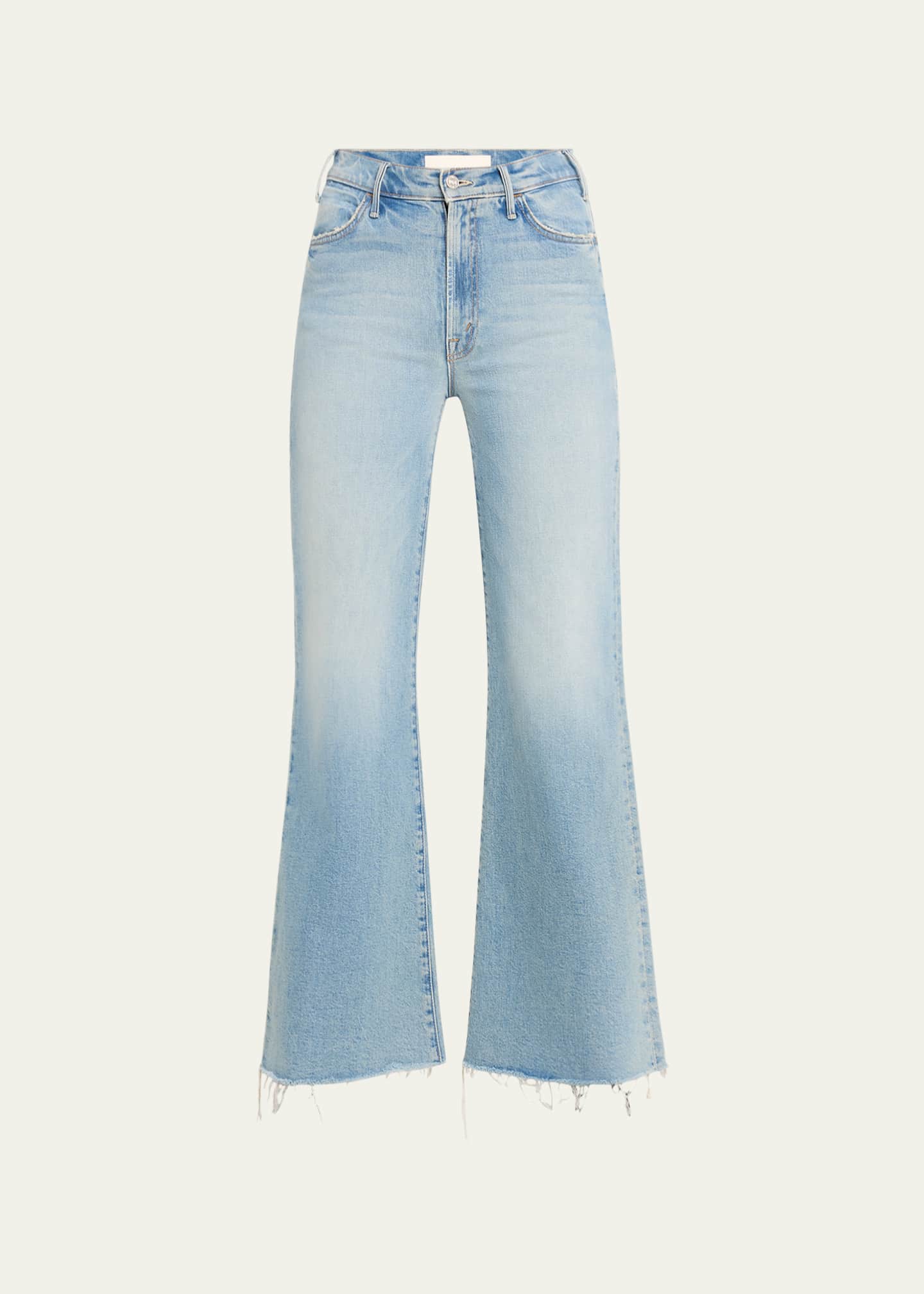 MOTHER The Hustler Roller Fray Jeans - Bergdorf Goodman
