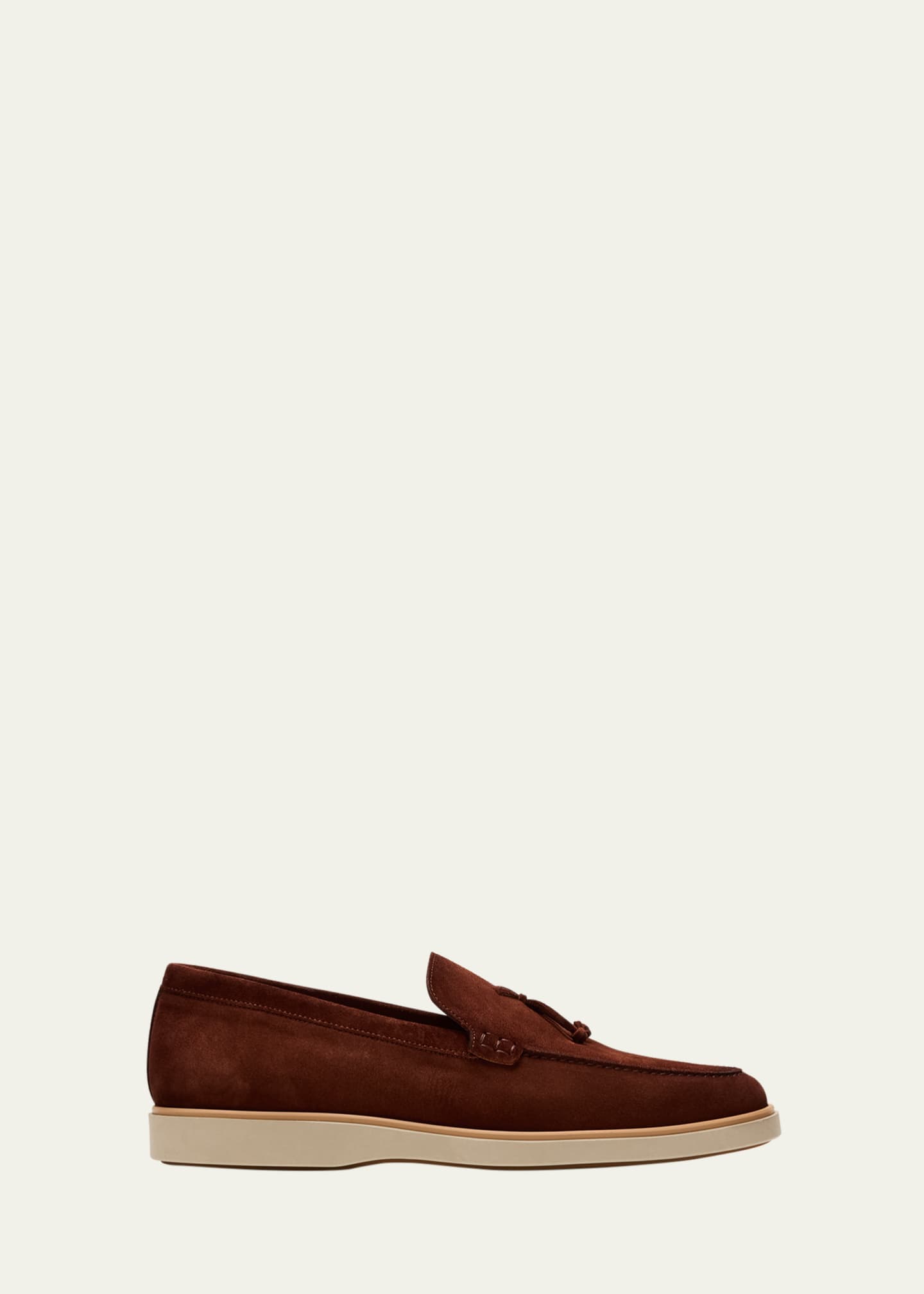 Magnanni Men's Lourenco Knot Suede Boat Shoes - Bergdorf Goodman