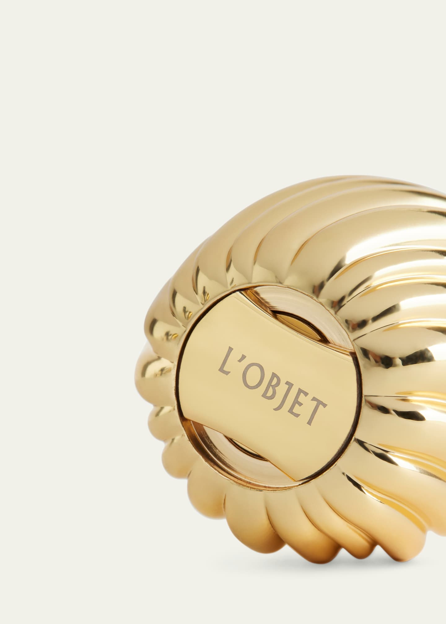 L'Objet Gold-Tone Ripple Spice Jewels Set of 2 - Bergdorf Goodman