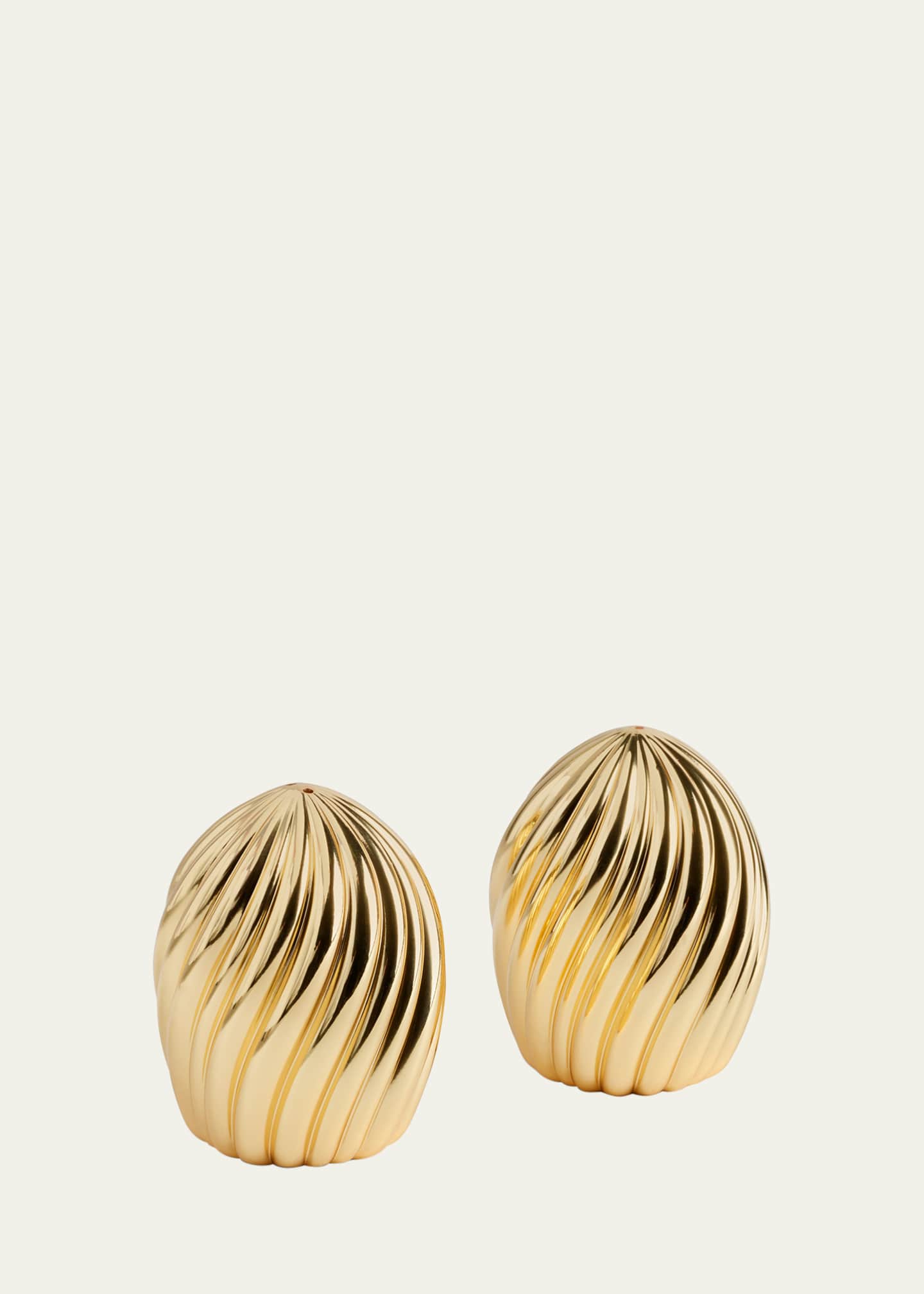 L'Objet Gold-Tone Ripple Spice Jewels Set of 2 - Bergdorf Goodman