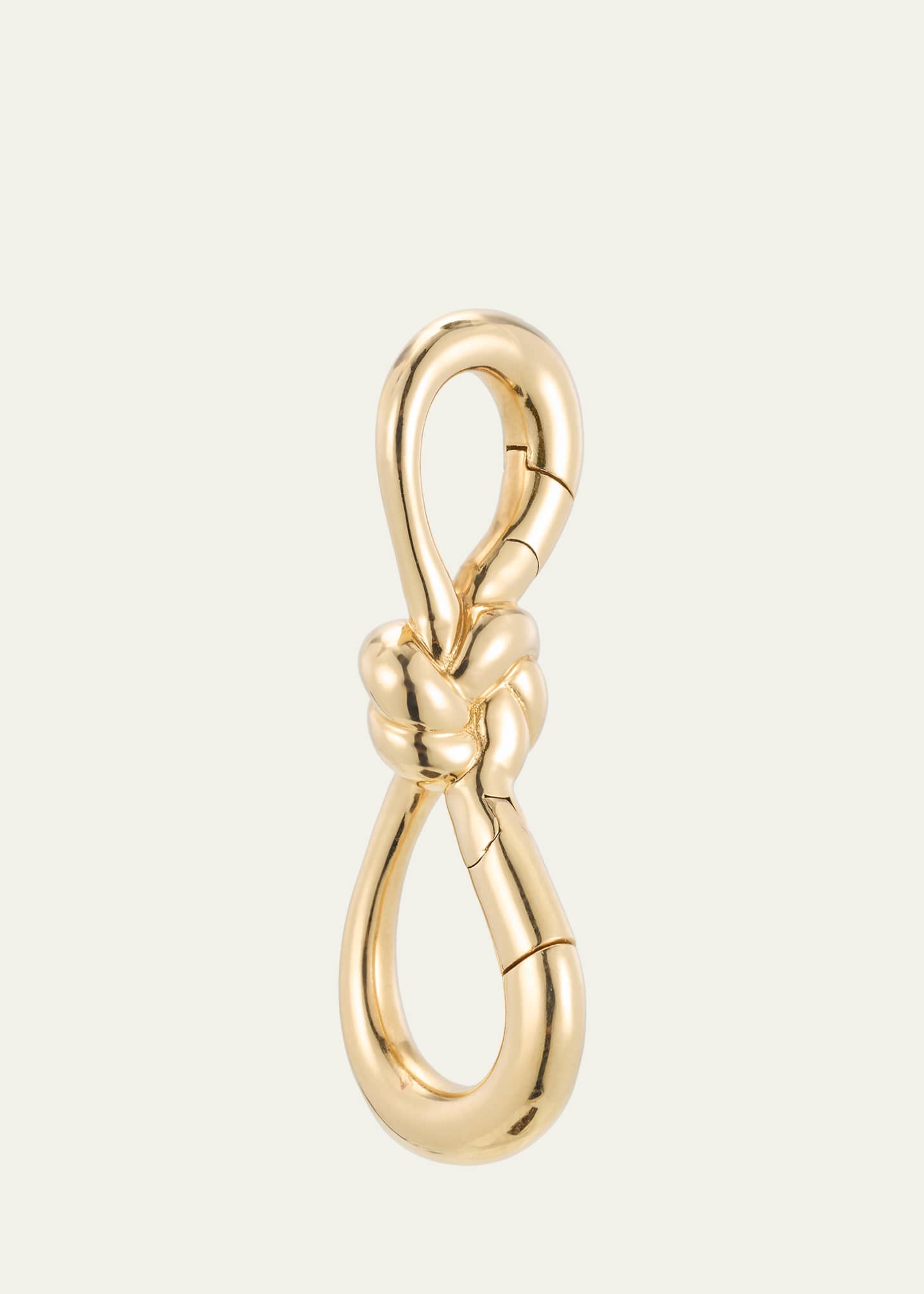 Marla Aaron True Lover's Knot Lock in 18K Yellow Gold - Bergdorf Goodman