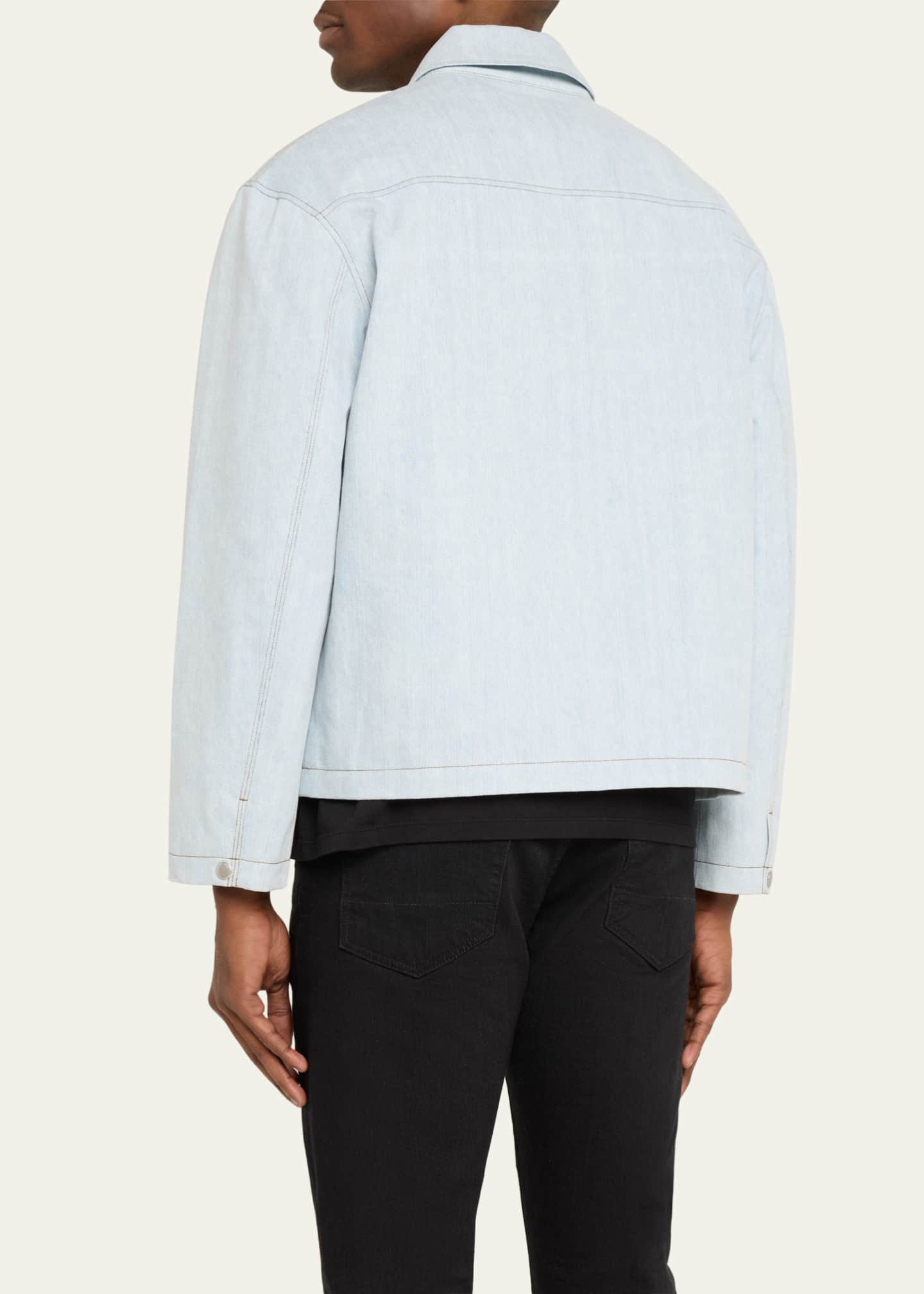 FRAME Men's Lightweight Denim Trucker Jacket - Bergdorf Goodman