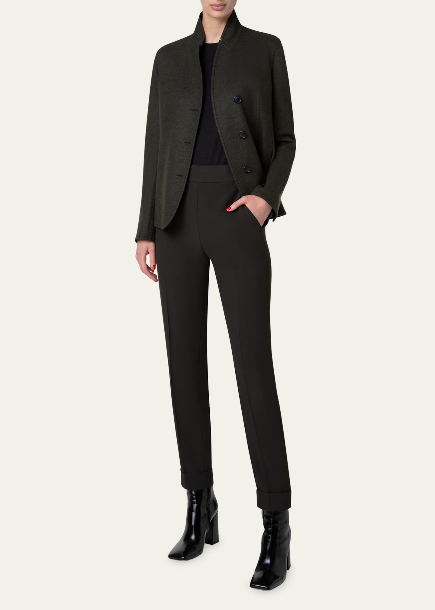 Akris Liam Cashmere Jersey Jacket - Bergdorf Goodman
