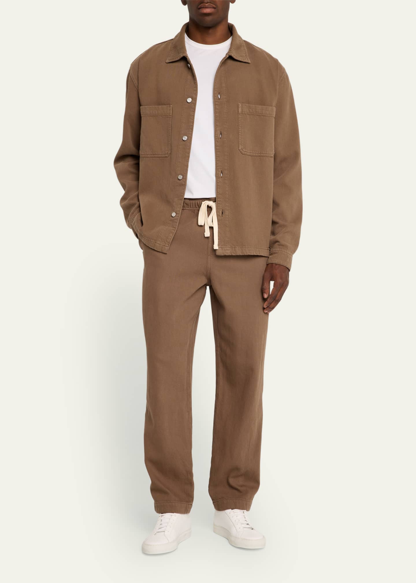 FRAME Men's Textured Terry Sweatpants - Bergdorf Goodman