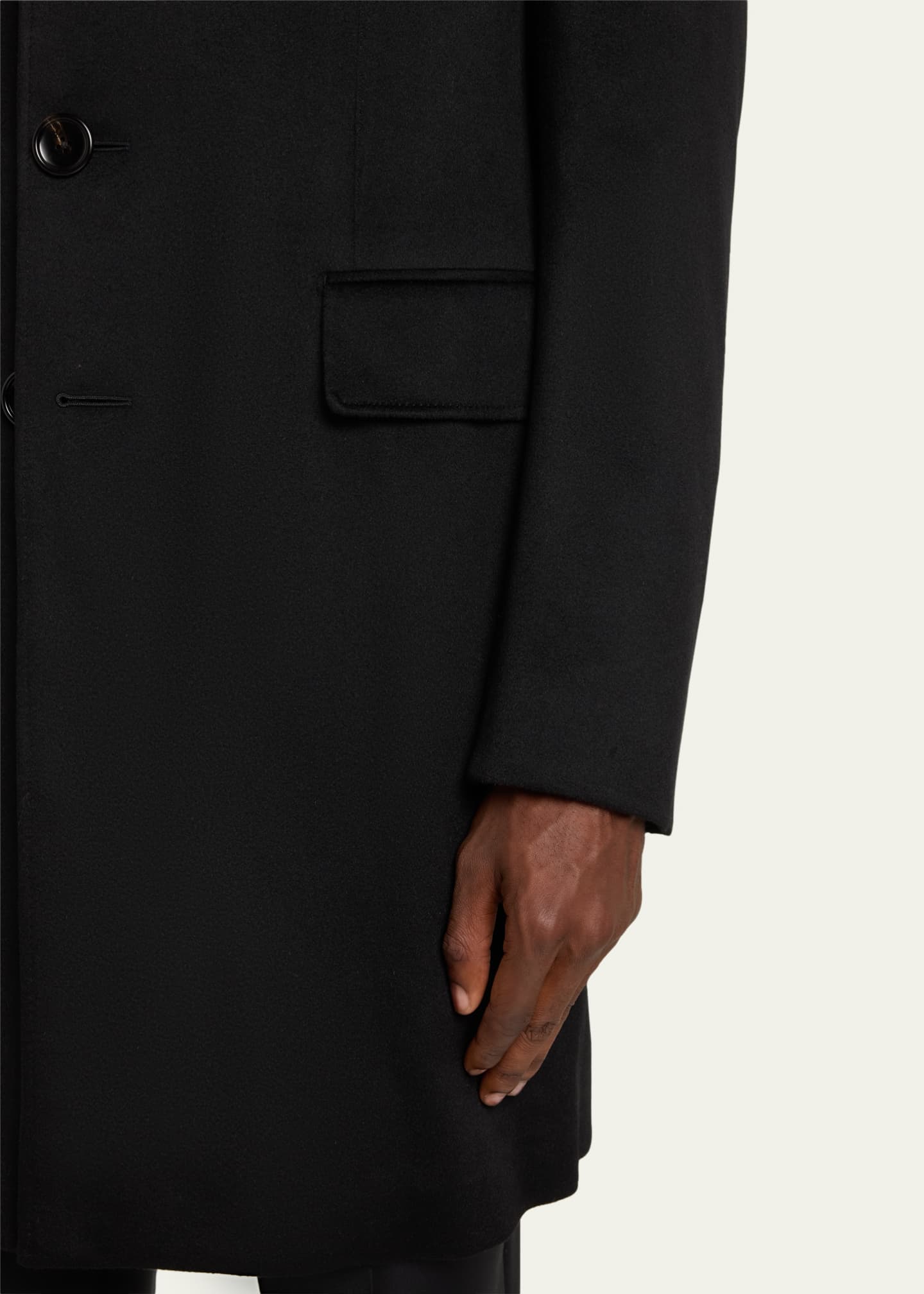 TOM FORD Men's Solid Cashmere Overcoat - Bergdorf Goodman