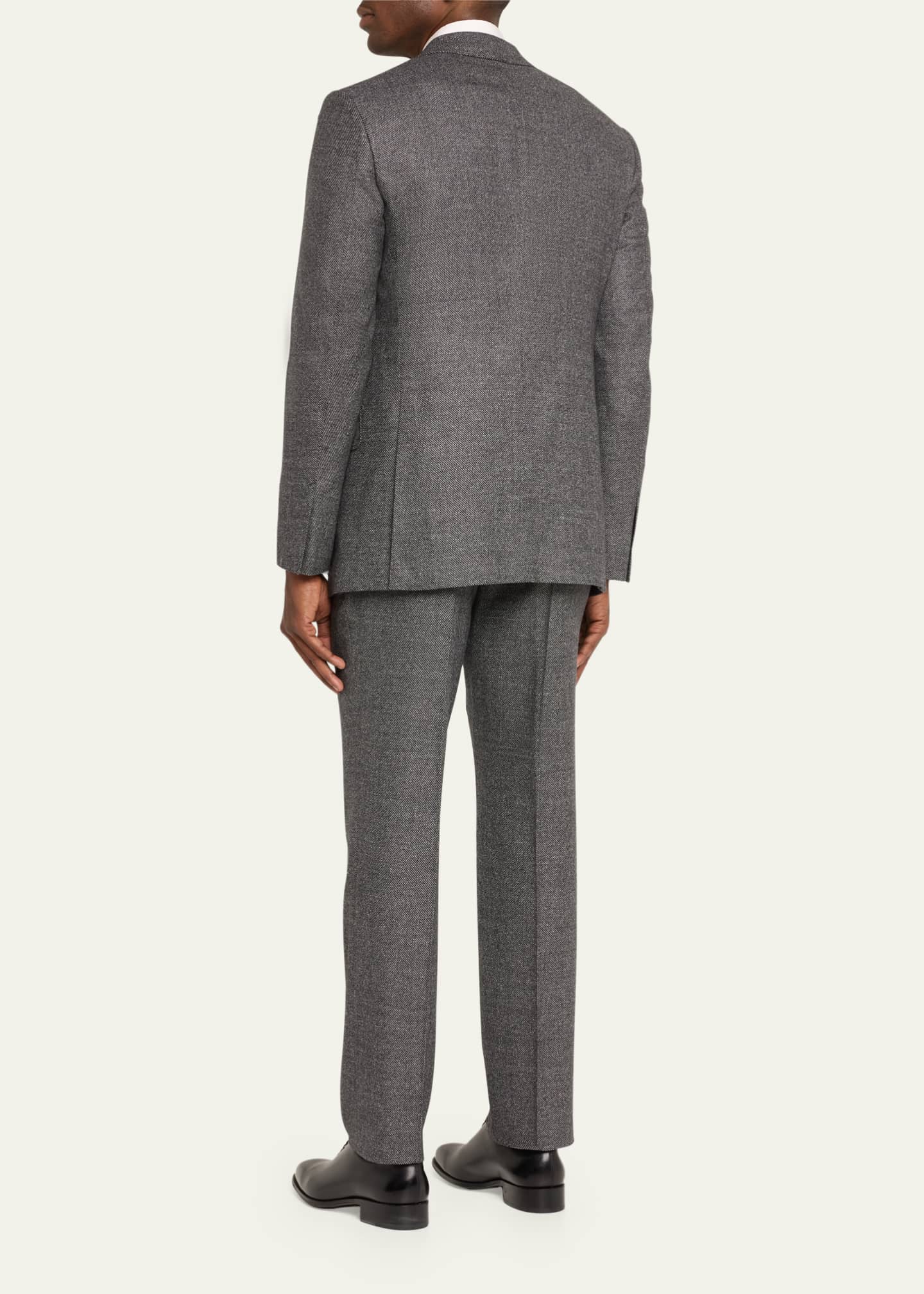 TOM FORD Men's Shelton Wool Sharkskin Suit - Bergdorf Goodman