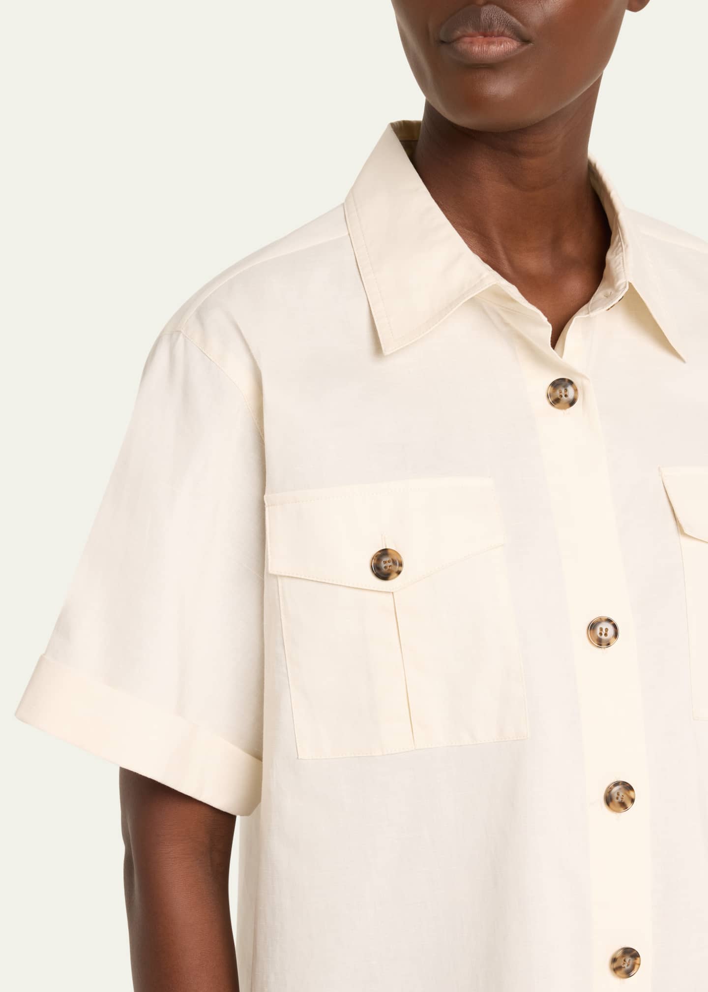 FRAME Patch Pocket Utility Shirt - Bergdorf Goodman