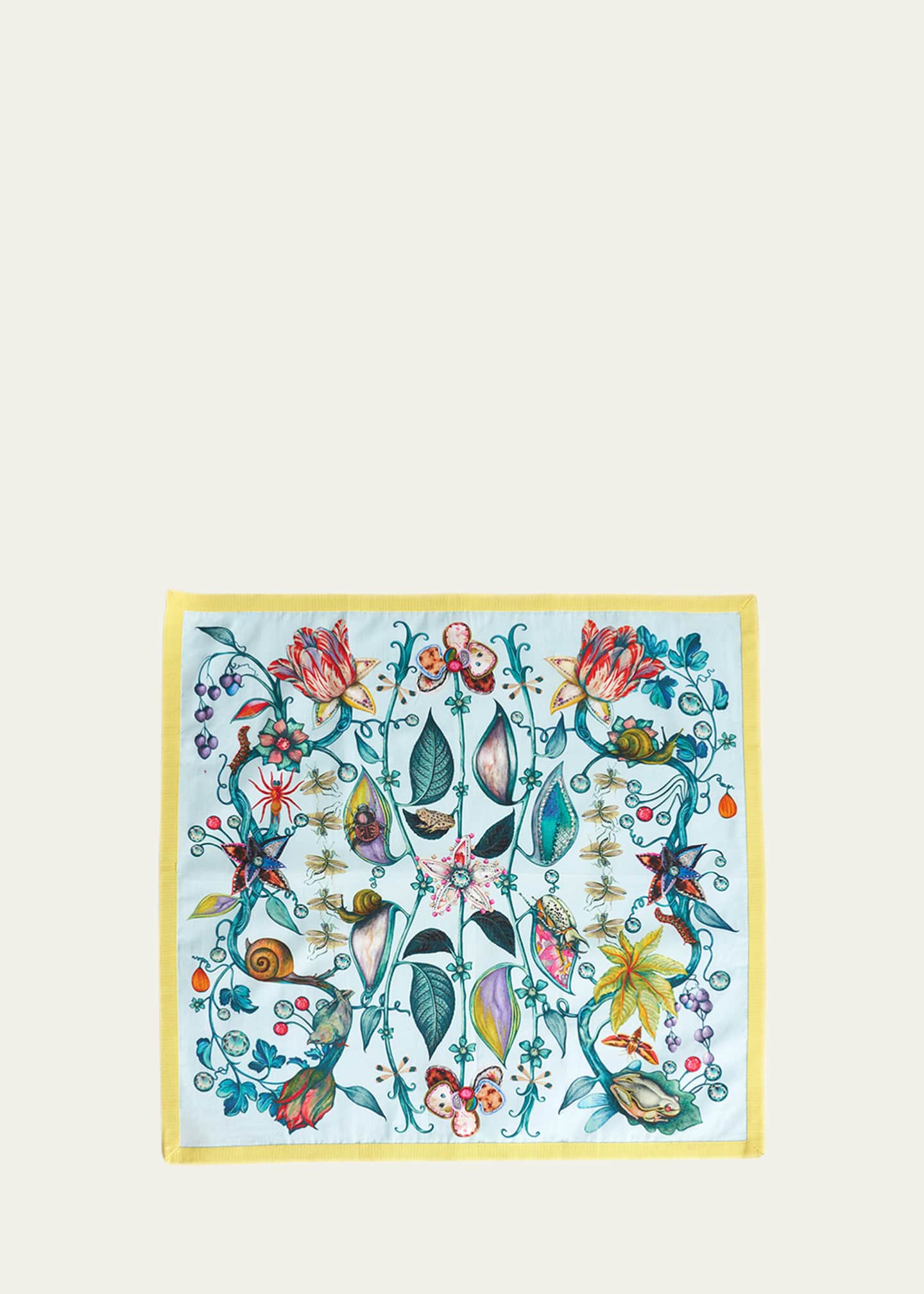 Elizabeth Hayt Beguiling Blue Marshlands Dinner Napkin - Bergdorf Goodman