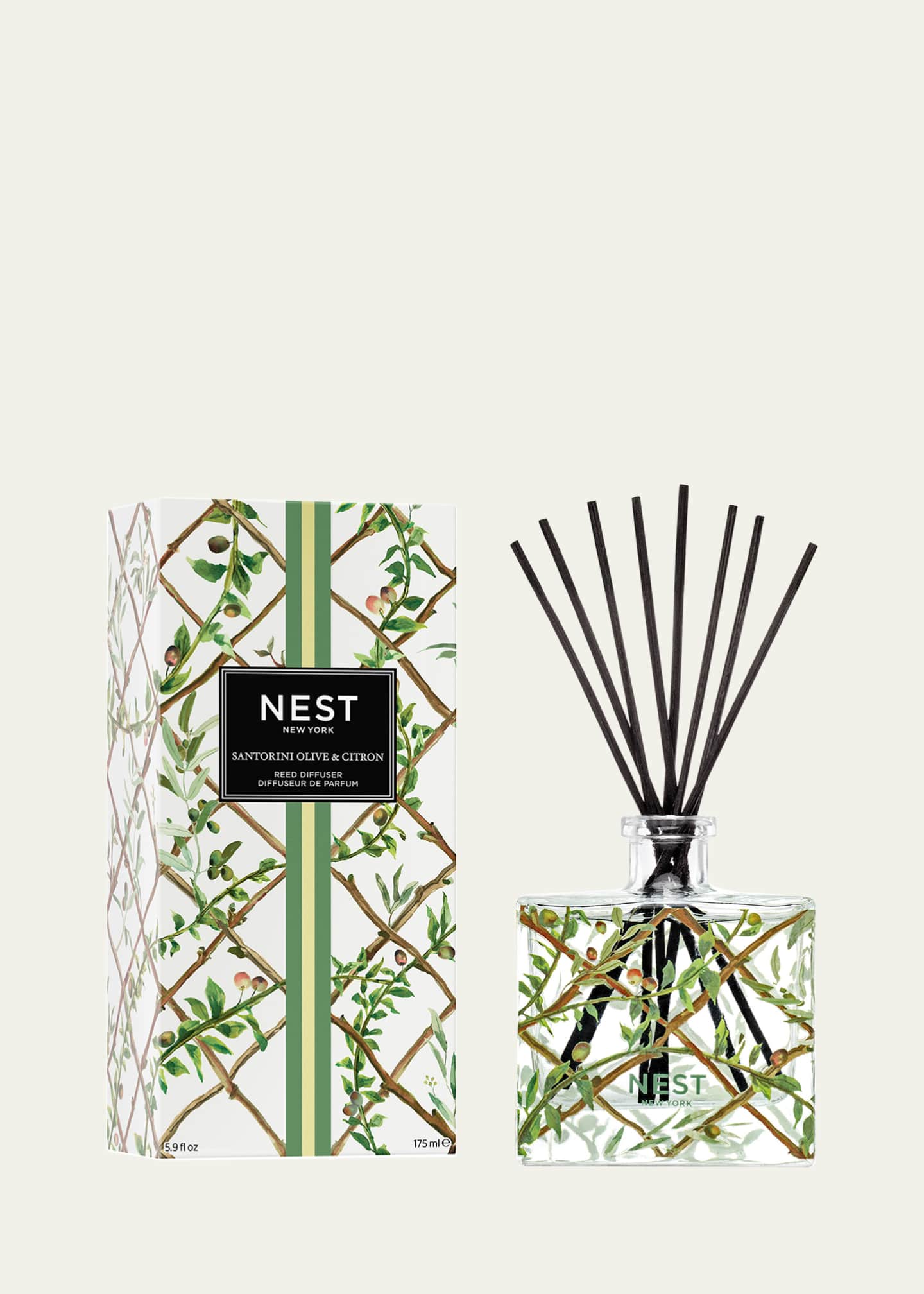 NEST New York Santorini Olive & Citron Specialty Diffuser, 5.9 oz ...
