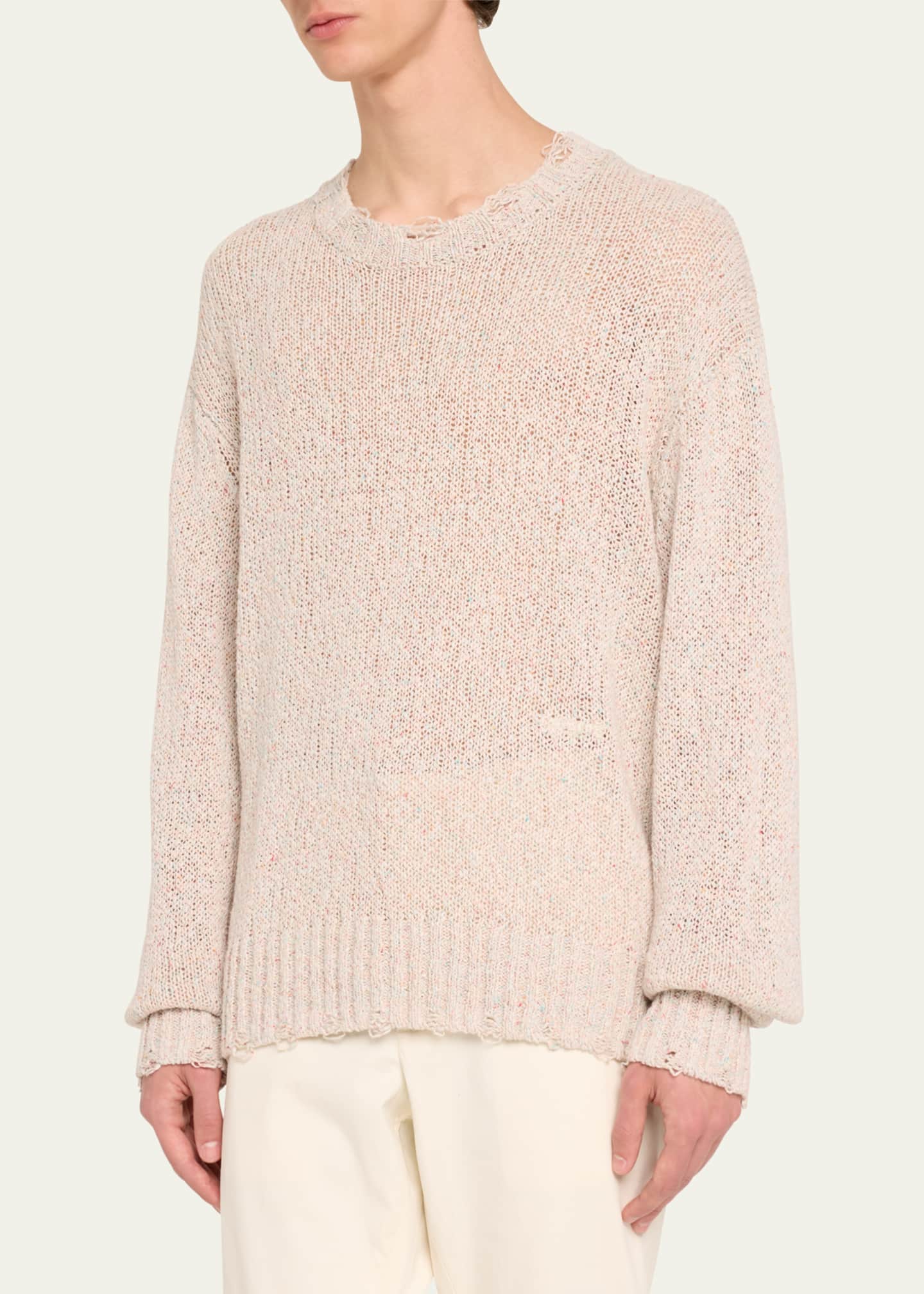 FRAME Men's Multicolor Marled Sweater - Bergdorf Goodman