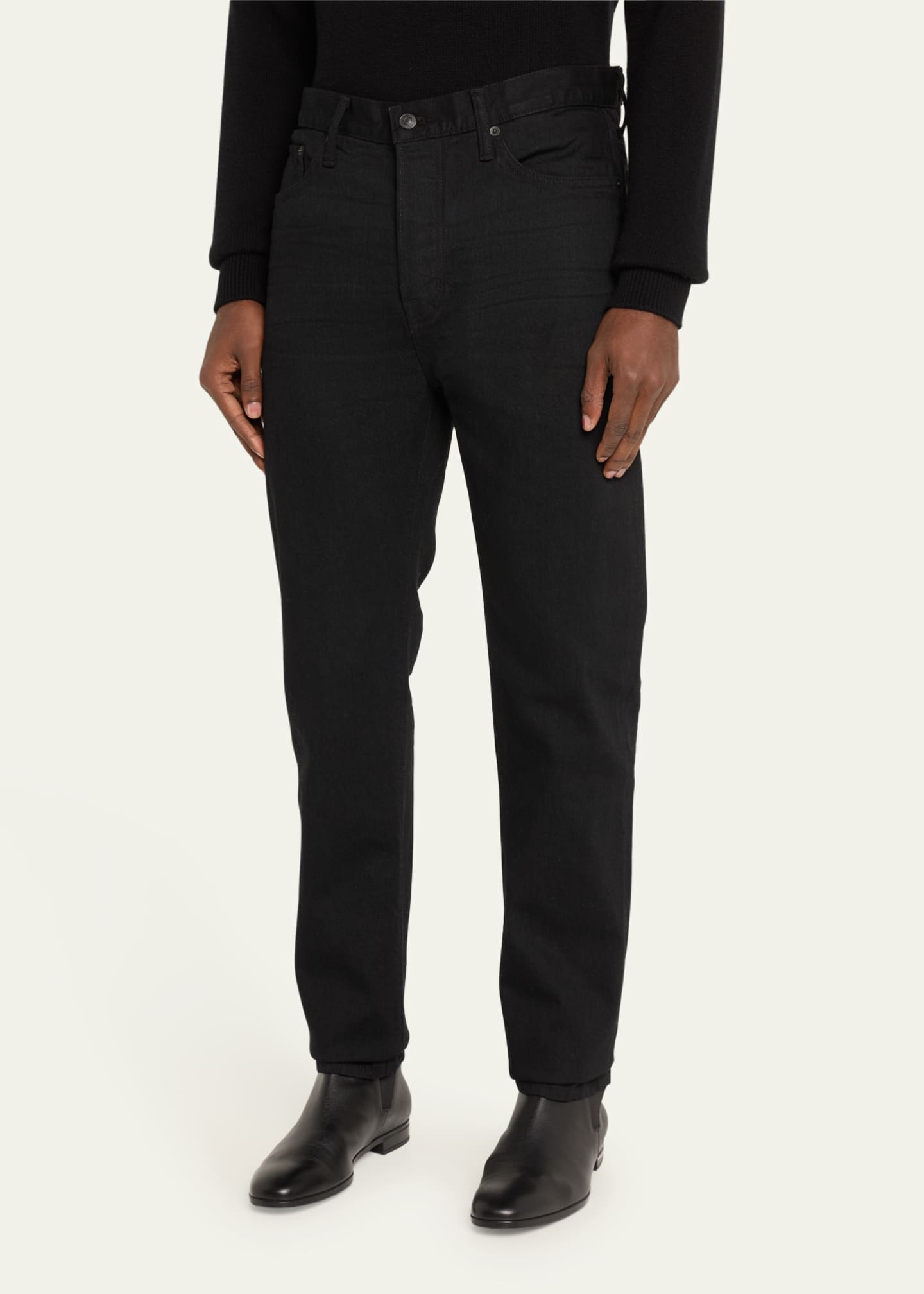 TOM FORD Men's Lead Stretch Denim Standard Fit Jeans - Bergdorf Goodman