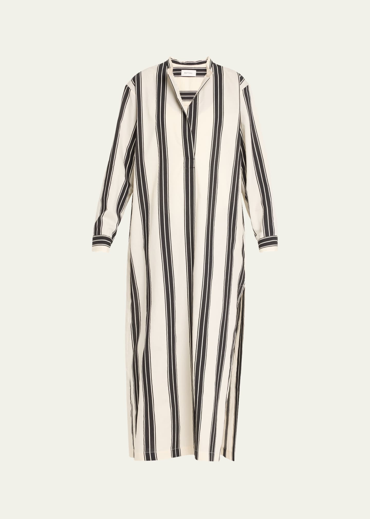 Matteau Relaxed Stripe Djellaba Caftan Coverup - Bergdorf Goodman