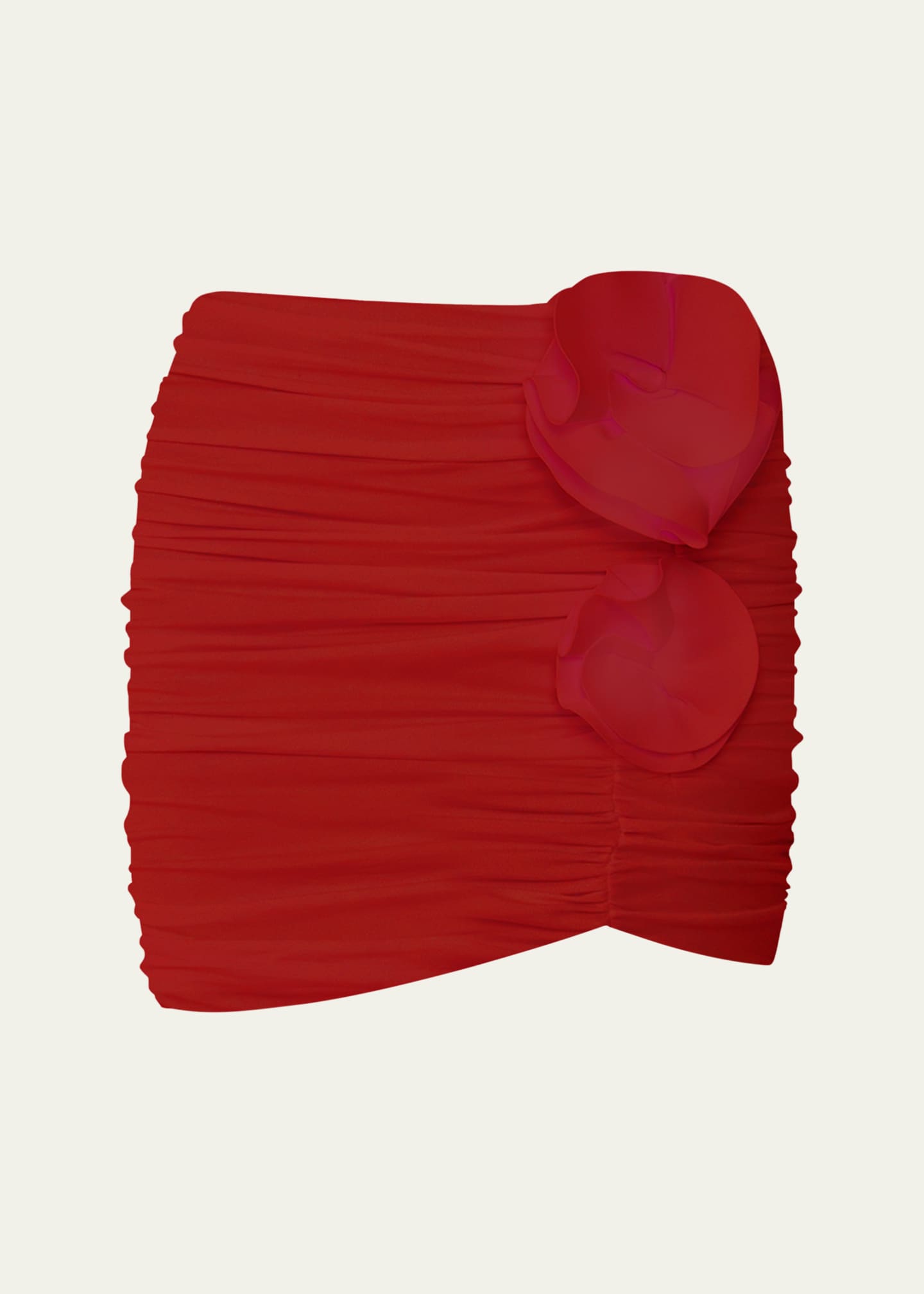 MAYGEL CORONEL Margua Ruched Mini Skirt - Bergdorf Goodman