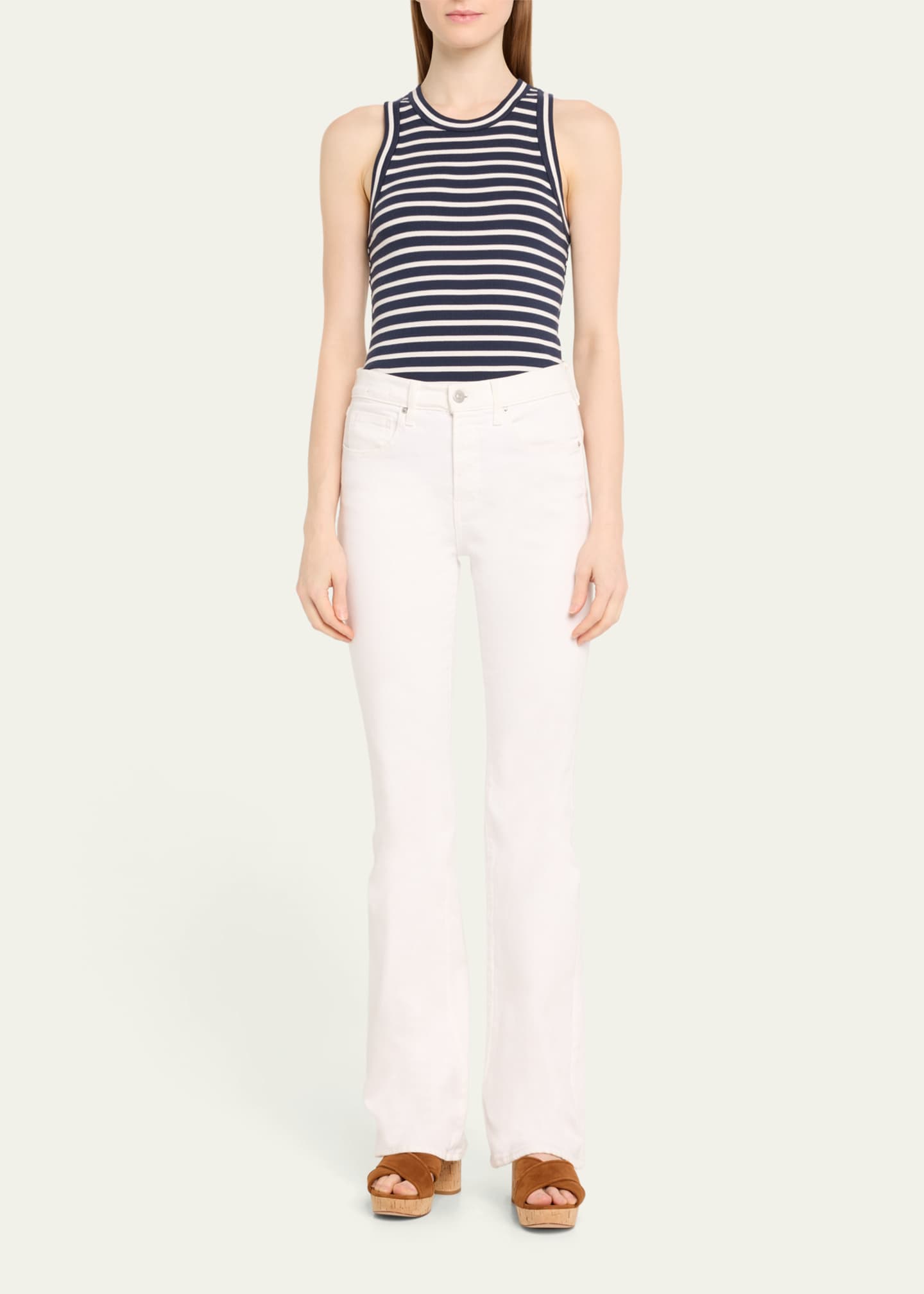 Veronica Beard Jordyn Stripe Tank Top - Bergdorf Goodman