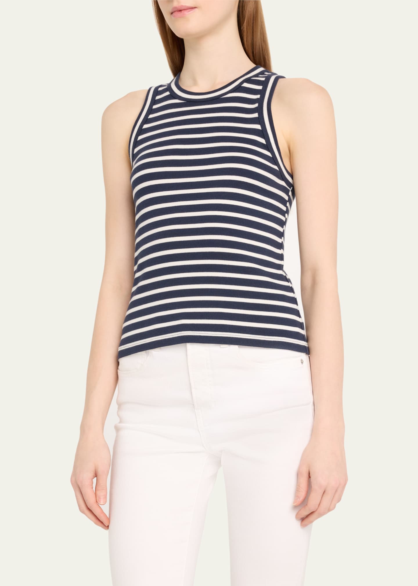 Veronica Beard Jordyn Stripe Tank Top - Bergdorf Goodman