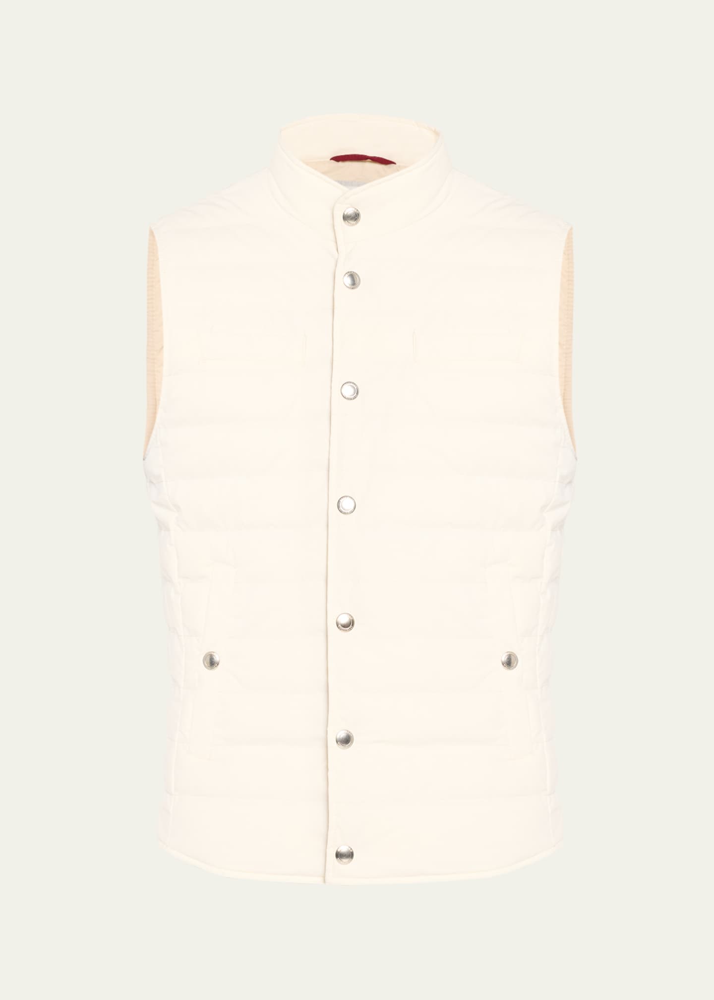 Brunello Cucinelli Men's Nylon Snap-Front Vest - Bergdorf Goodman