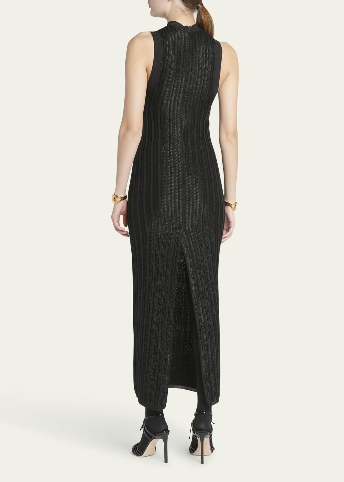 Tom Ford Lurex Ribbed Knit Midi Dress Bergdorf Goodman