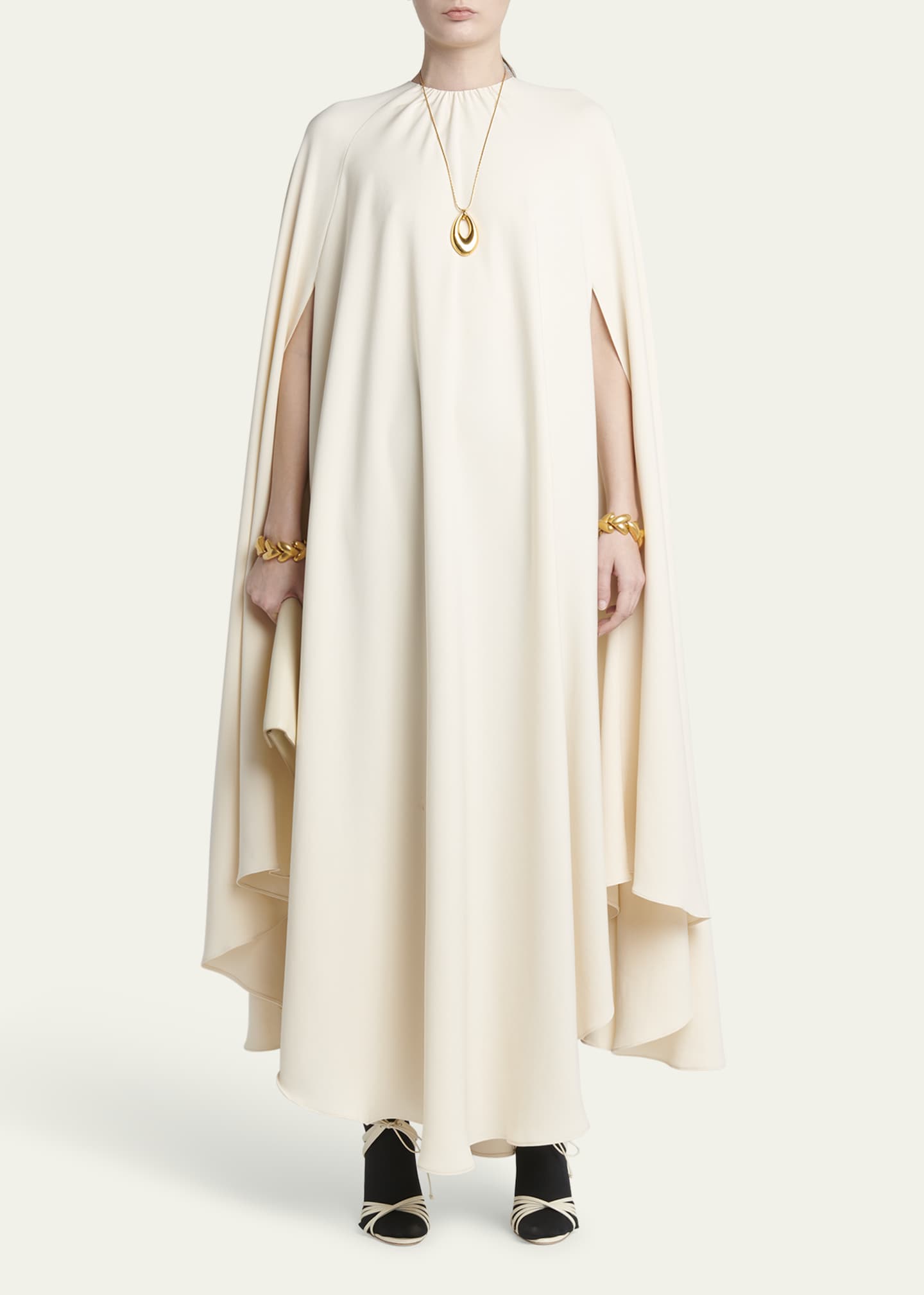 TOM FORD Soft Silk Cady Caftan Dress - Bergdorf Goodman