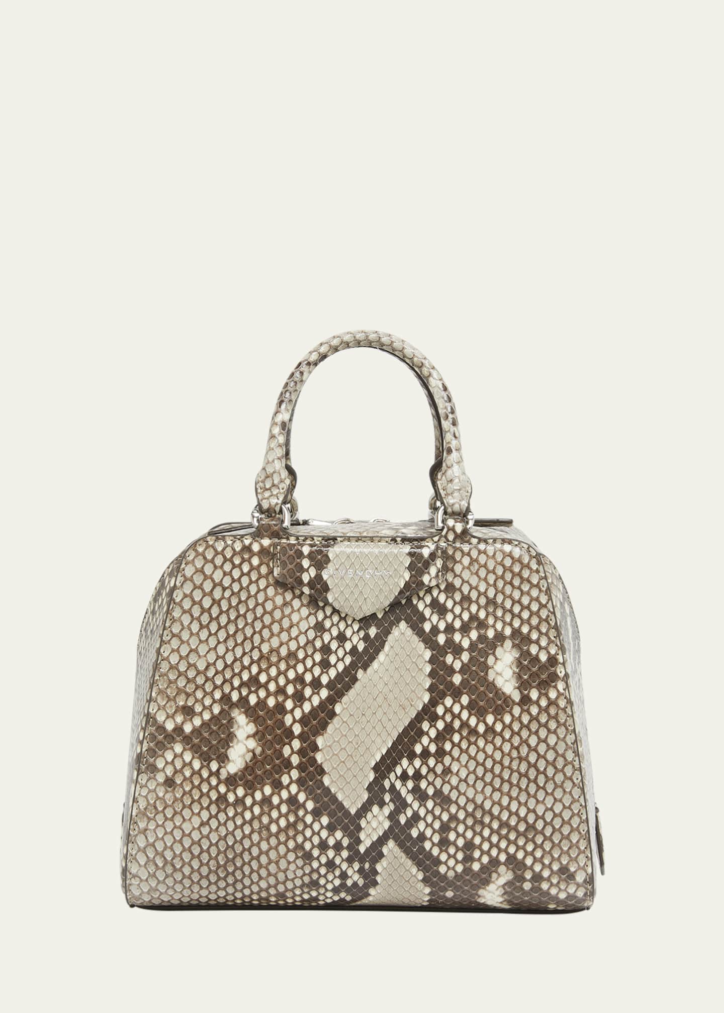 Givenchy Antigona Cube Mini Top-Handle Bag in Python - Bergdorf Goodman