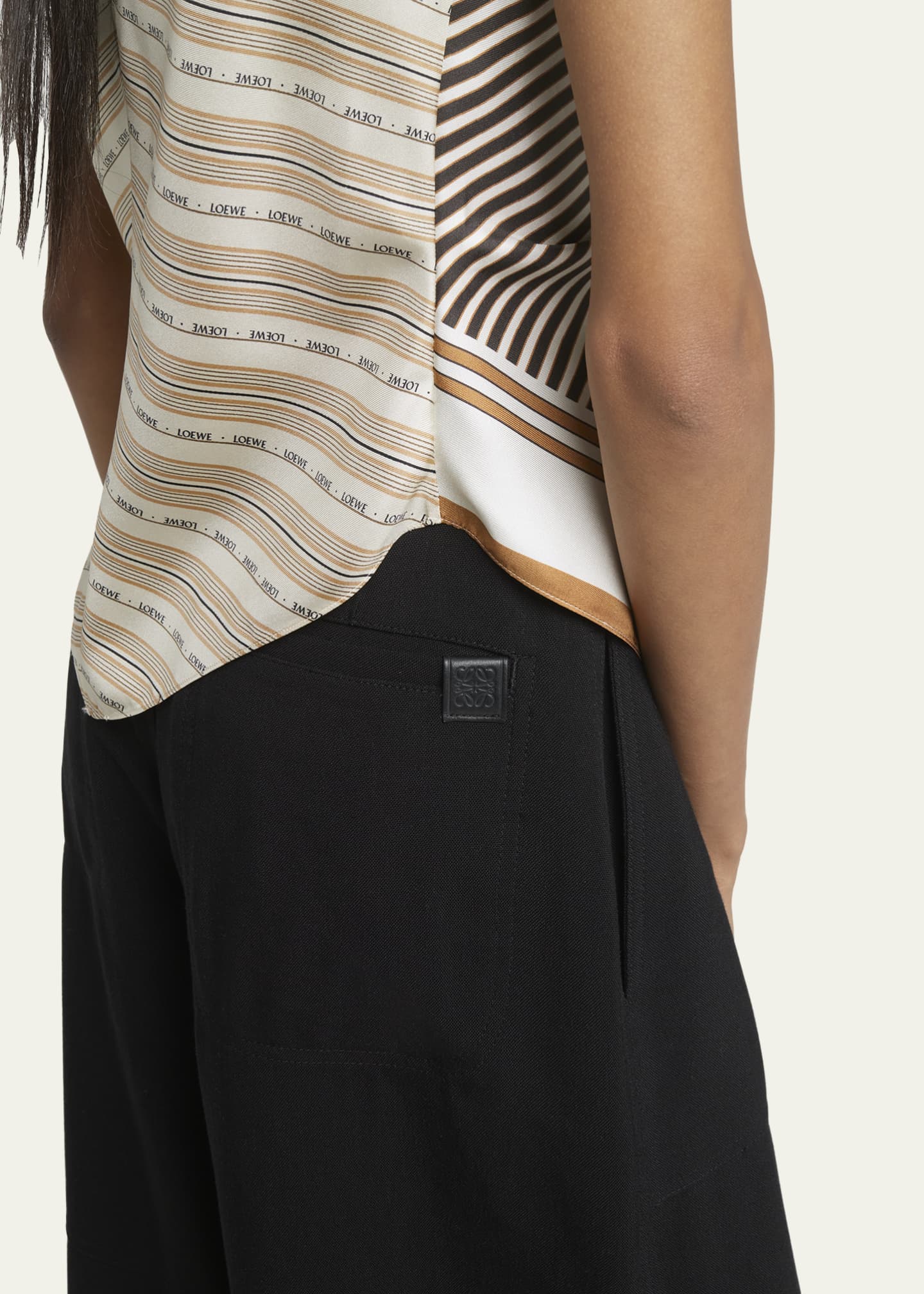 Loewe Cargo Belted Cuff Trousers - Bergdorf Goodman