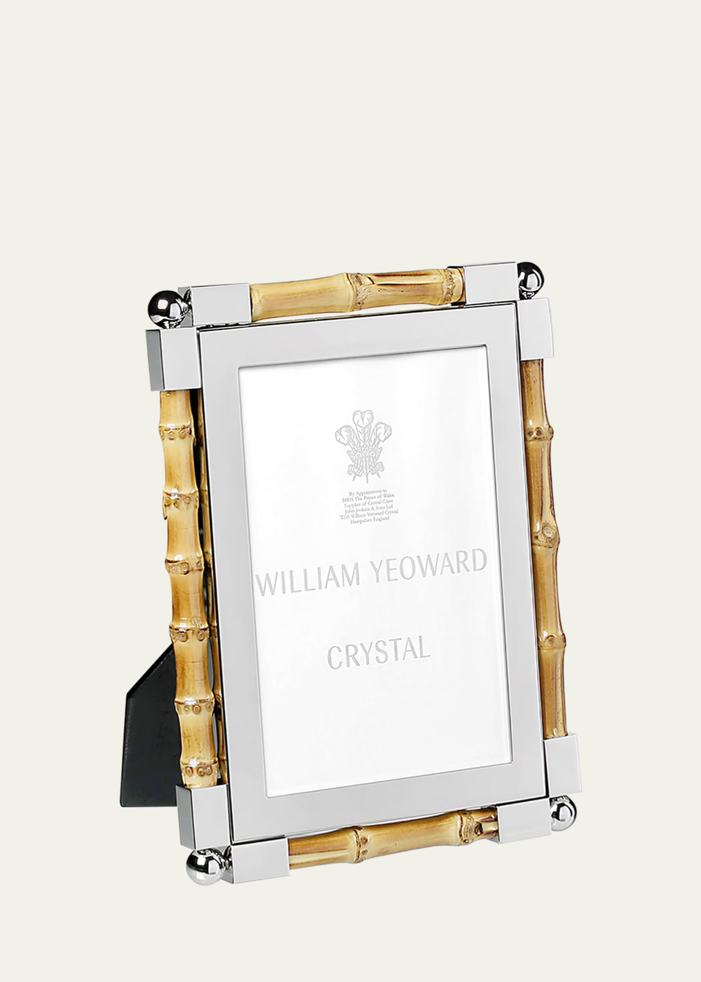 William Yeoward Crystal Classic Bamboo Frame, 4" x 6" - Bergdorf Goodman